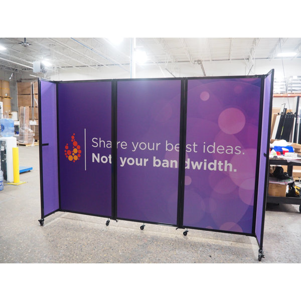Versare Polycarbonate Room Divider 360 Portable Wall Partition ...