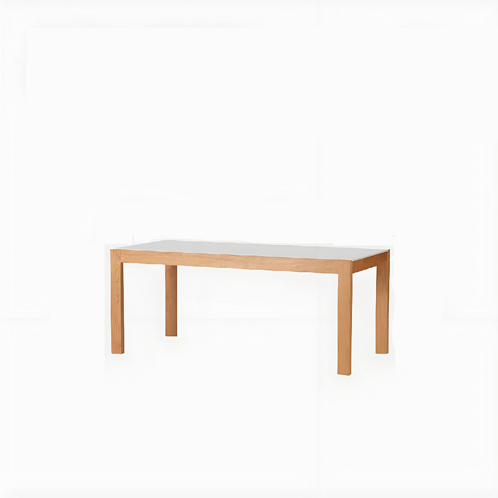 Dining Elegance Modern Minimalist Dining Table Rectangular 33.46'' W Dining Table | Wayfair