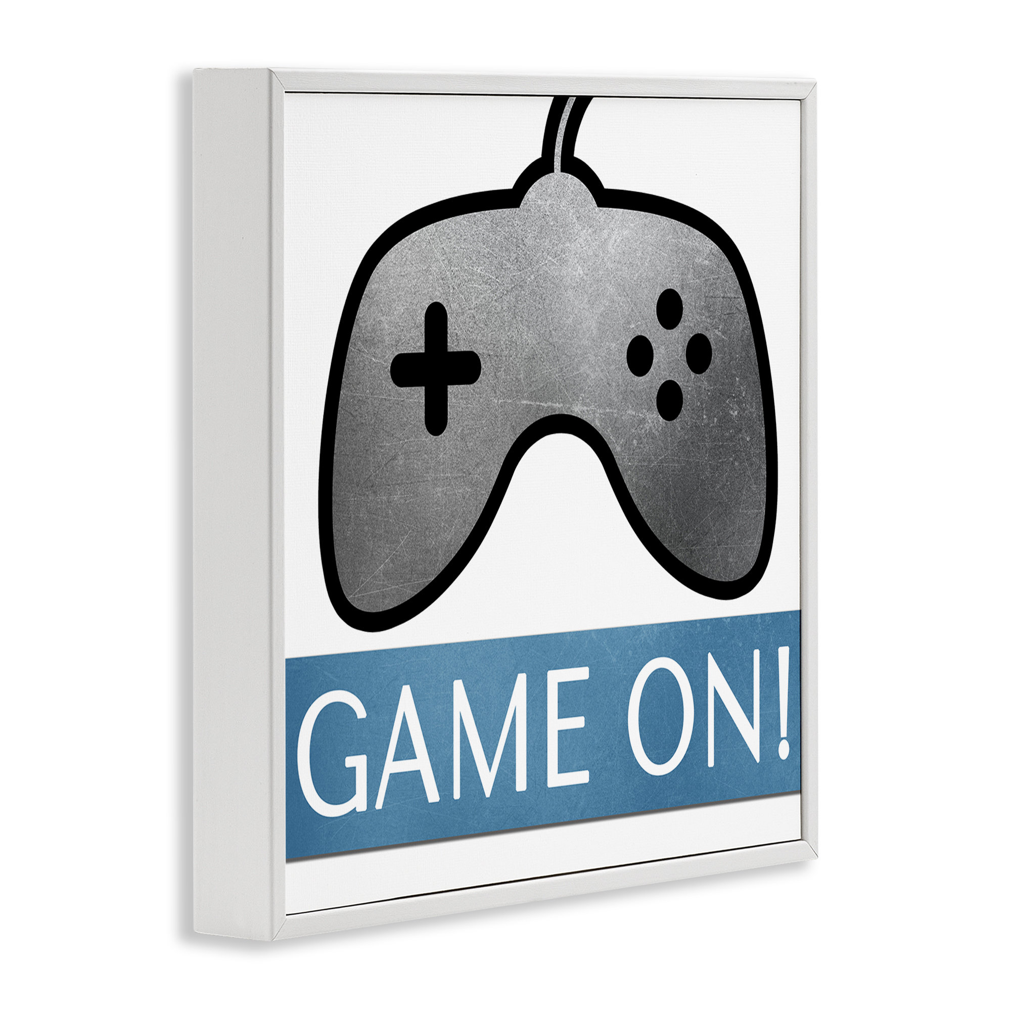 Ebern Designs Game On Controller Framed Giclee Art by Kim Allen | Wayfair