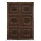 Latitude Run® Effron Geometric Hand Knotted Wool Chocolate Area Rug ...