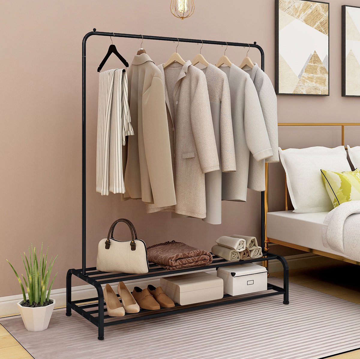 Rebrilliant Garment Rack & Reviews | Wayfair