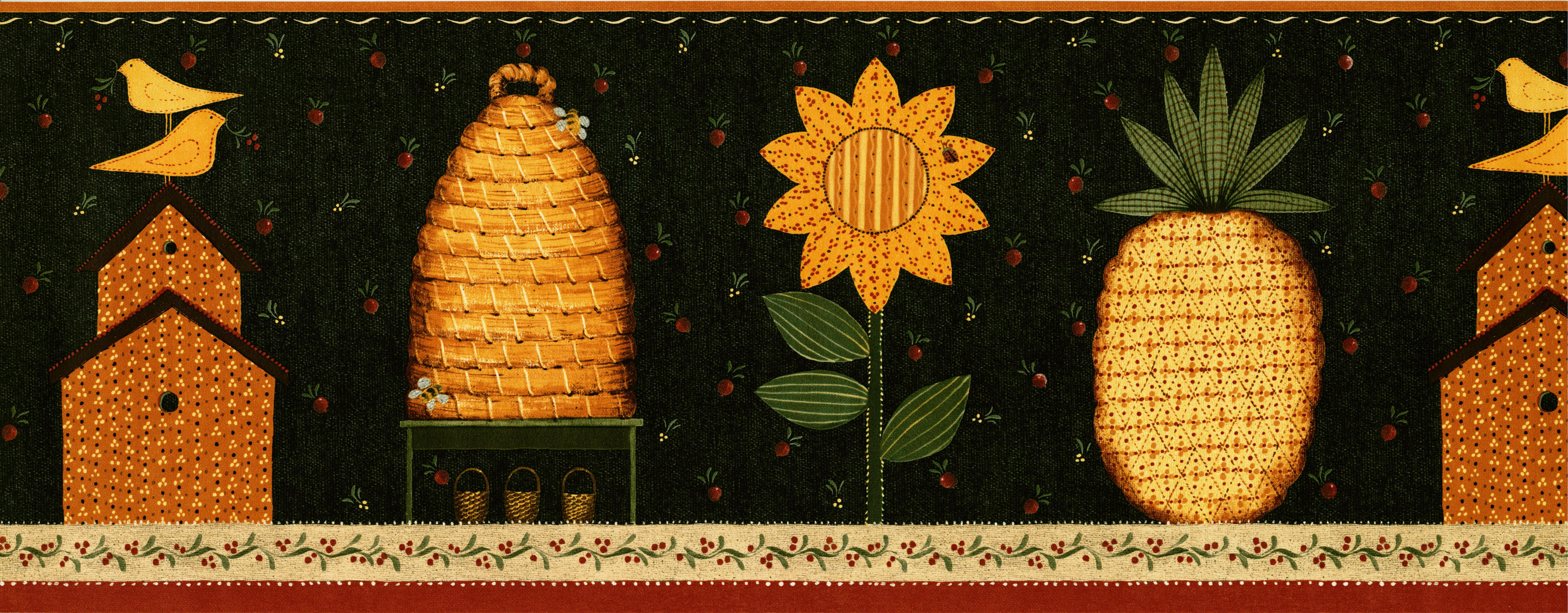 Bay Isle Home™ Kashina 15' L x 9" W Wallpaper Border | Wayfair