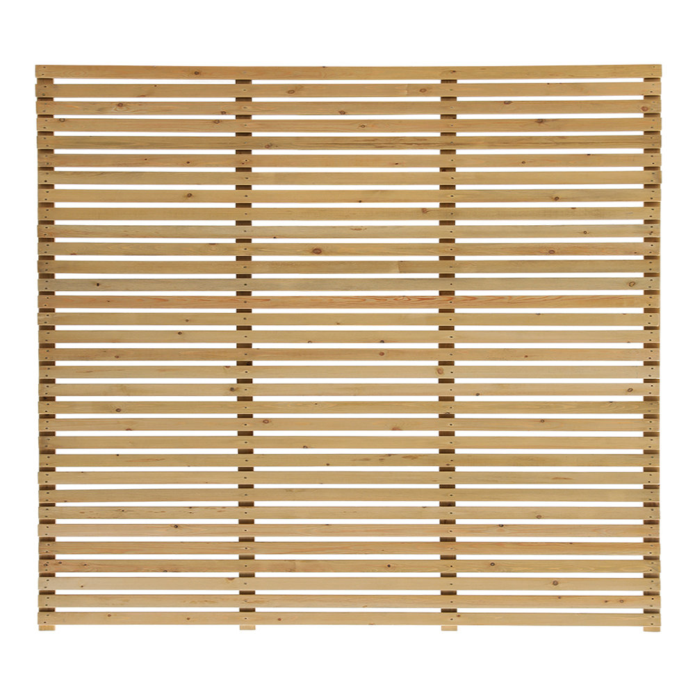 Lark Manor 150cm H x 180cm W Solid Wood Fence Panels Included | Wayfair ...