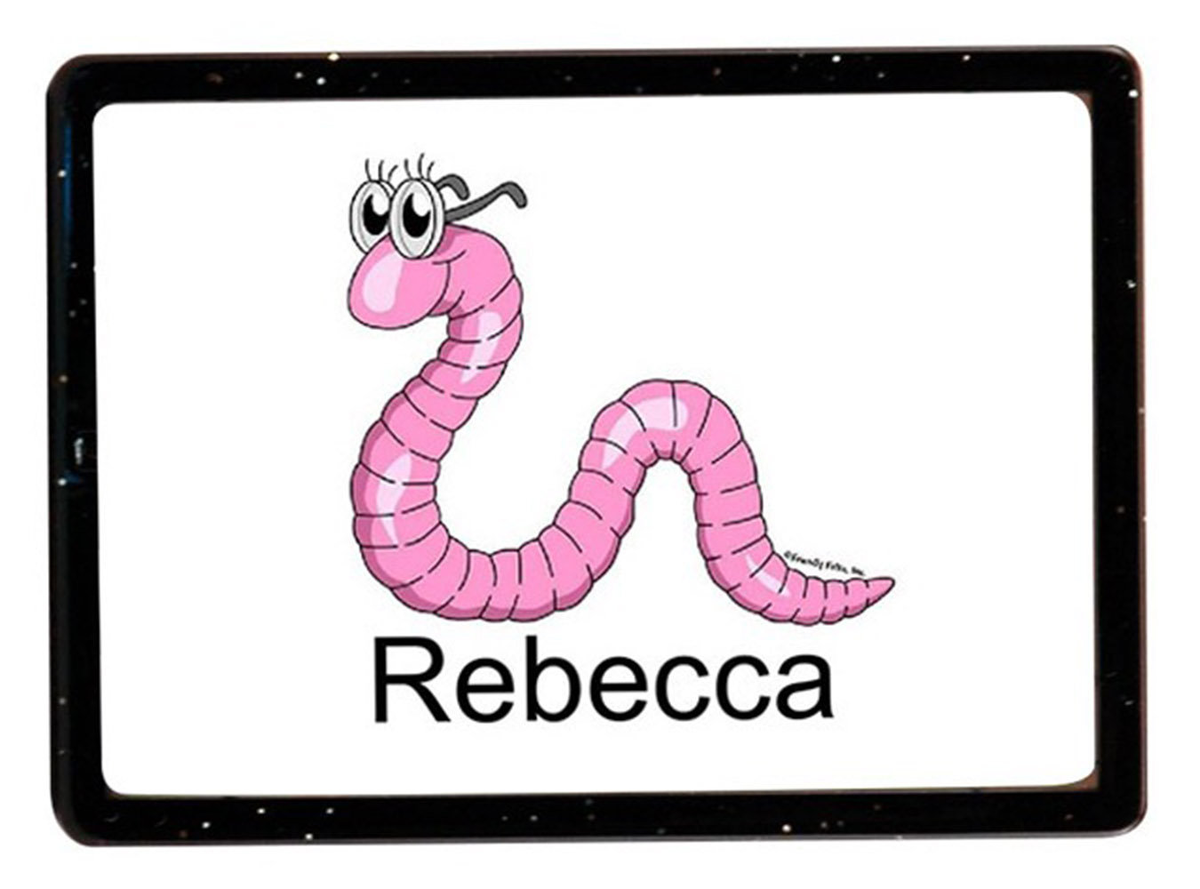 Printed Perfection Personalized Bookworm - Acrylic Magnet - Great Gift ...