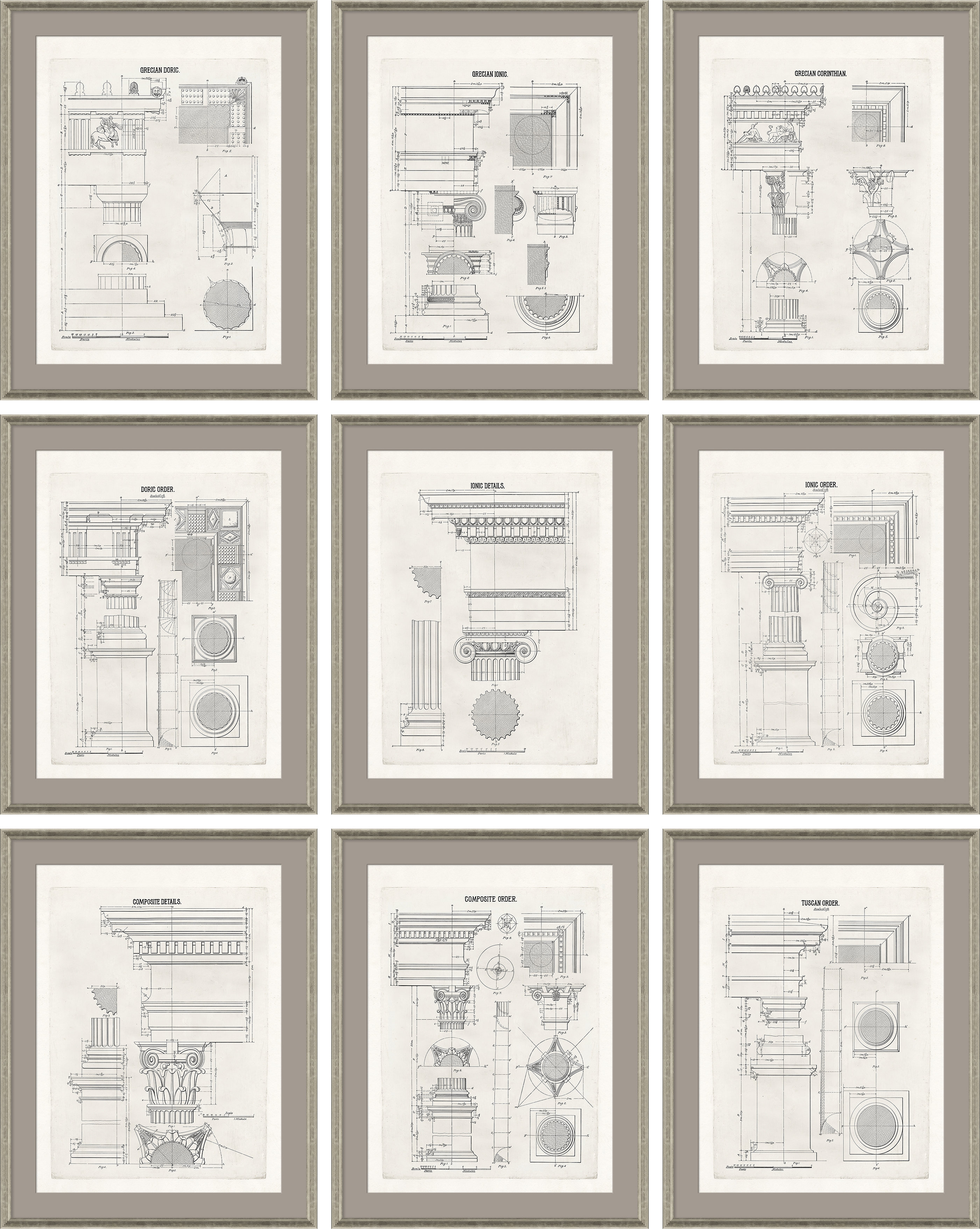 Soicher-Marin Grecian " Grecian Doric, Grecian Ionic, Grecian ...