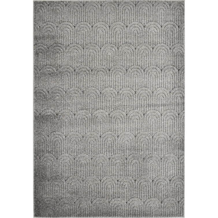 17 Stories Neace Contemporary Welded Iron Area Rug & Reviews | Wayfair