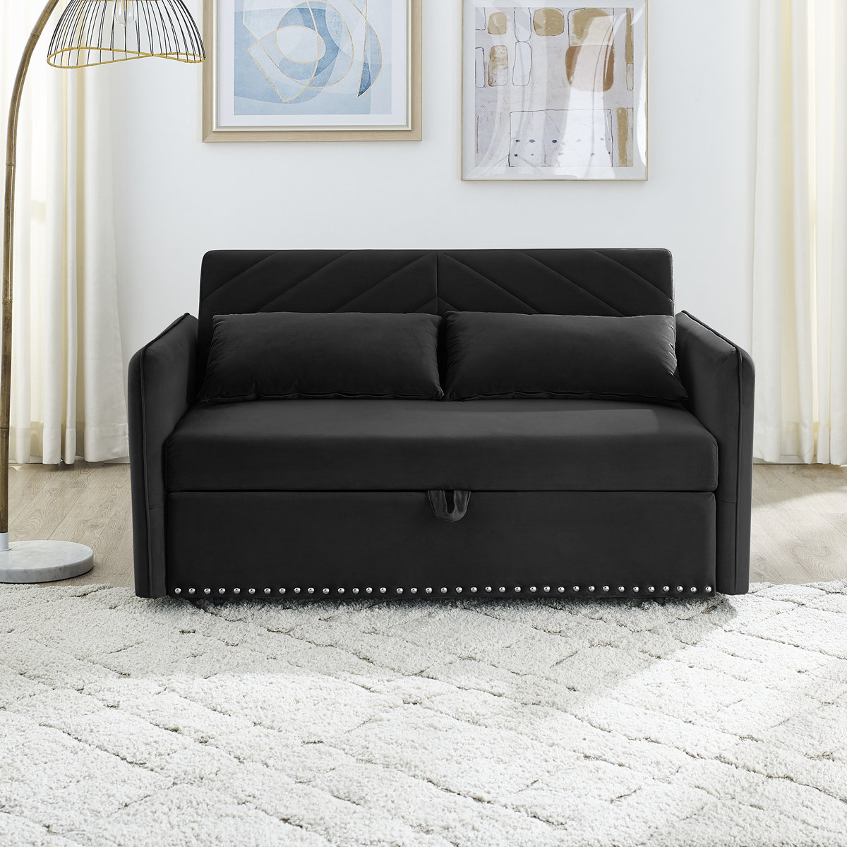 Latitude Run® Pull Out Couch Sleeper Sofa - Wayfair Canada