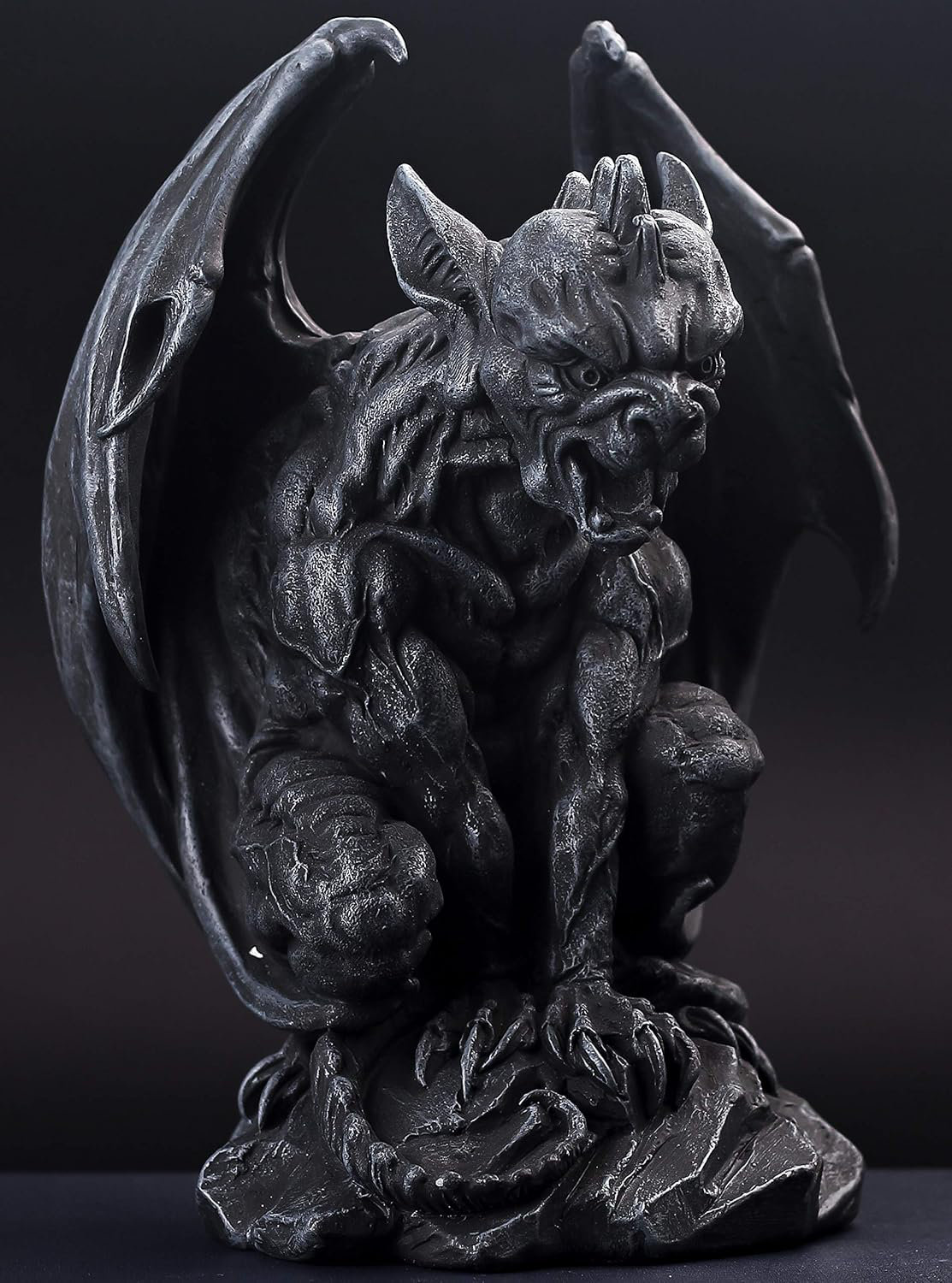 Astoria Grand 9" Polyresin Winged Gargoyle Statue - Indoor/Outdoor ...