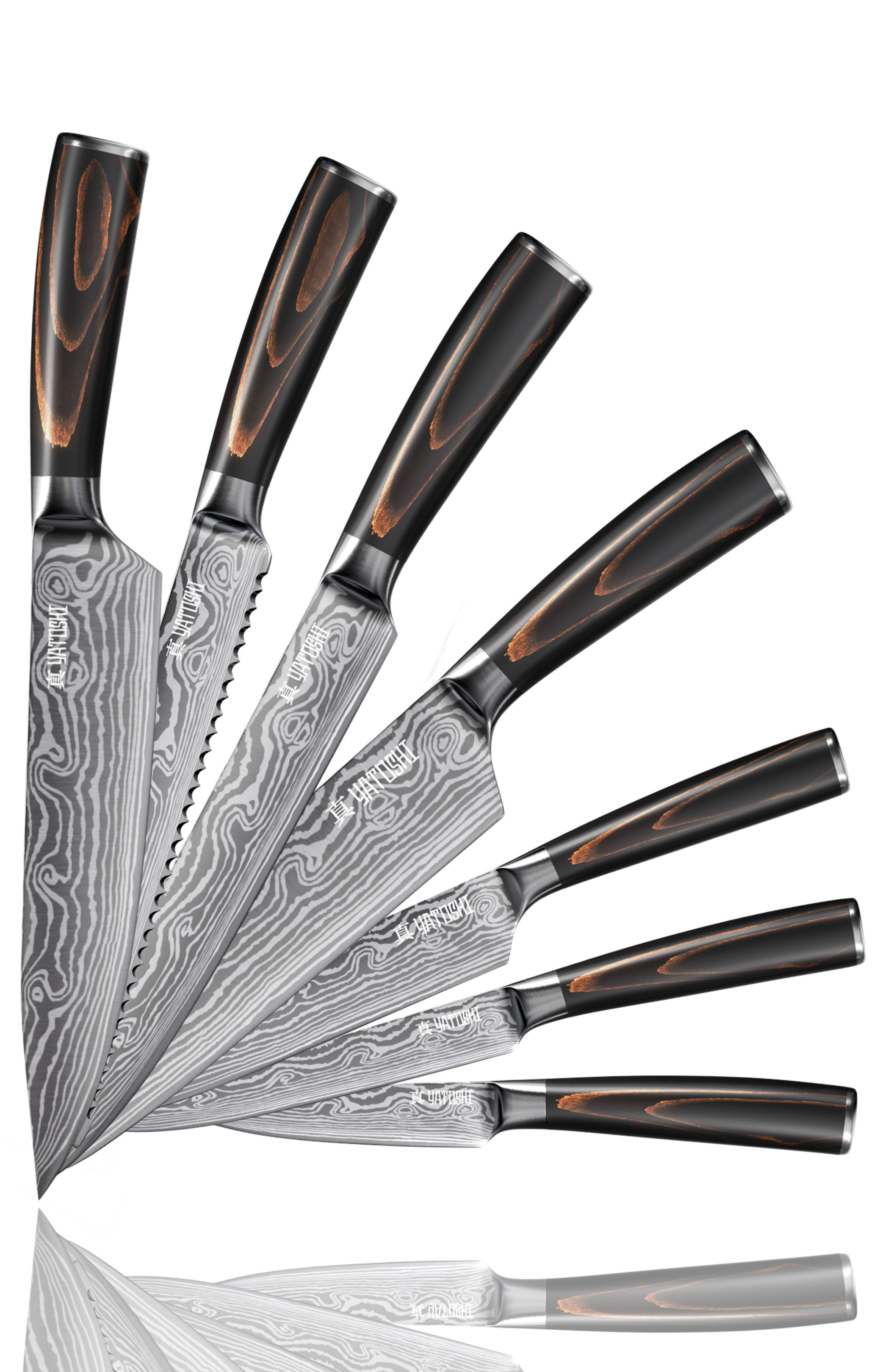 Yatoshi Knives Yatoshi Professional Assorted Knife Set & Reviews | Wayfair
