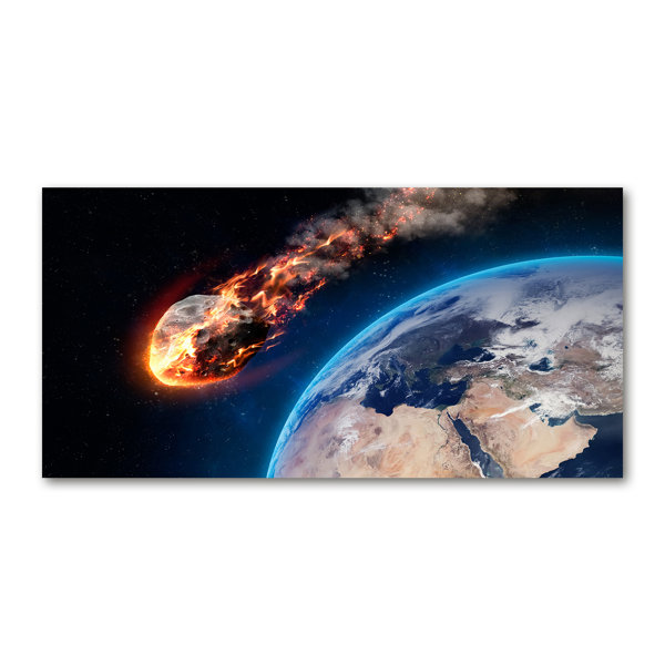 Brayden Studio Falling Meteor - Wrapped Canvas Art Prints | Wayfair.co.uk