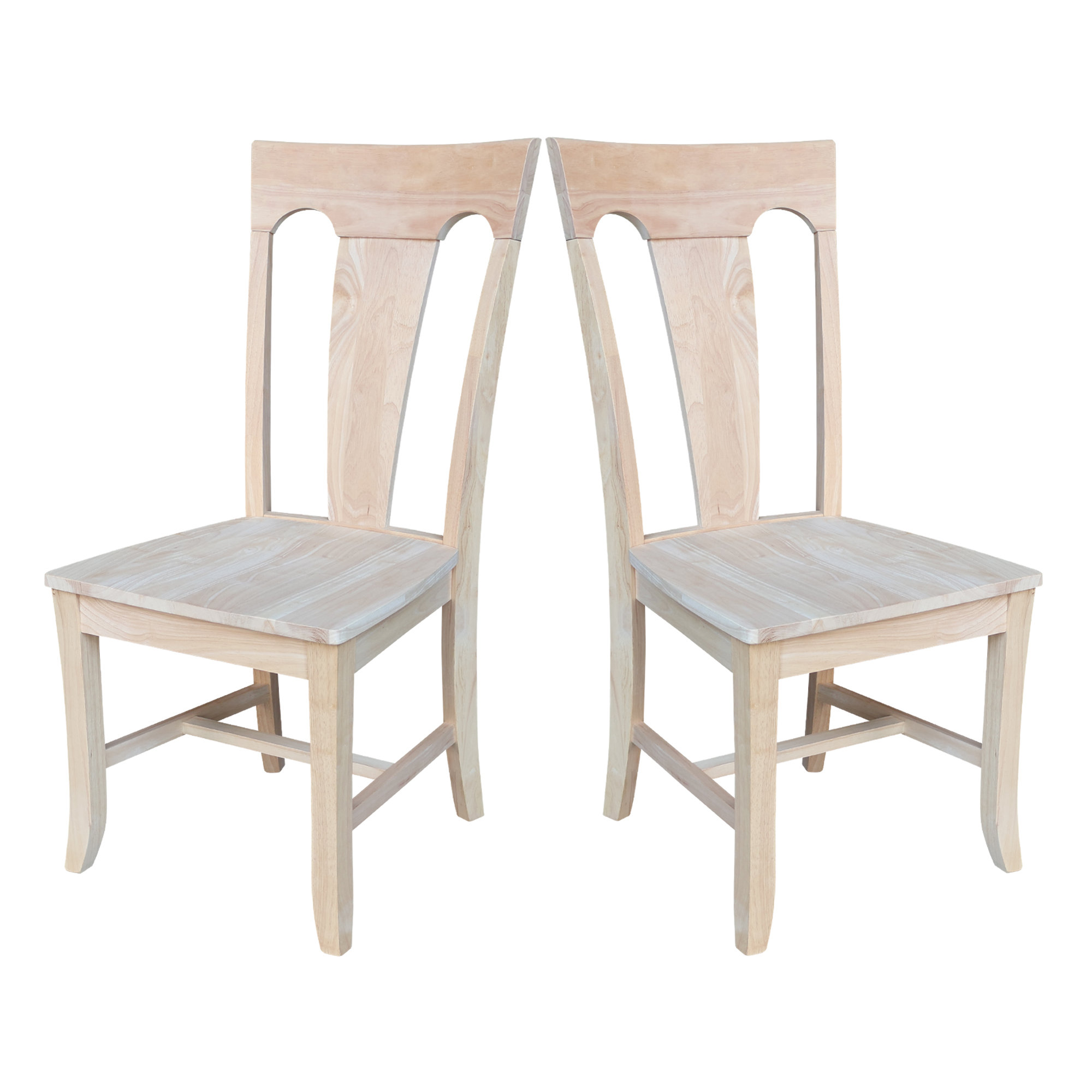 Red Barrel Studio® Slat Back Side Chair | Wayfair