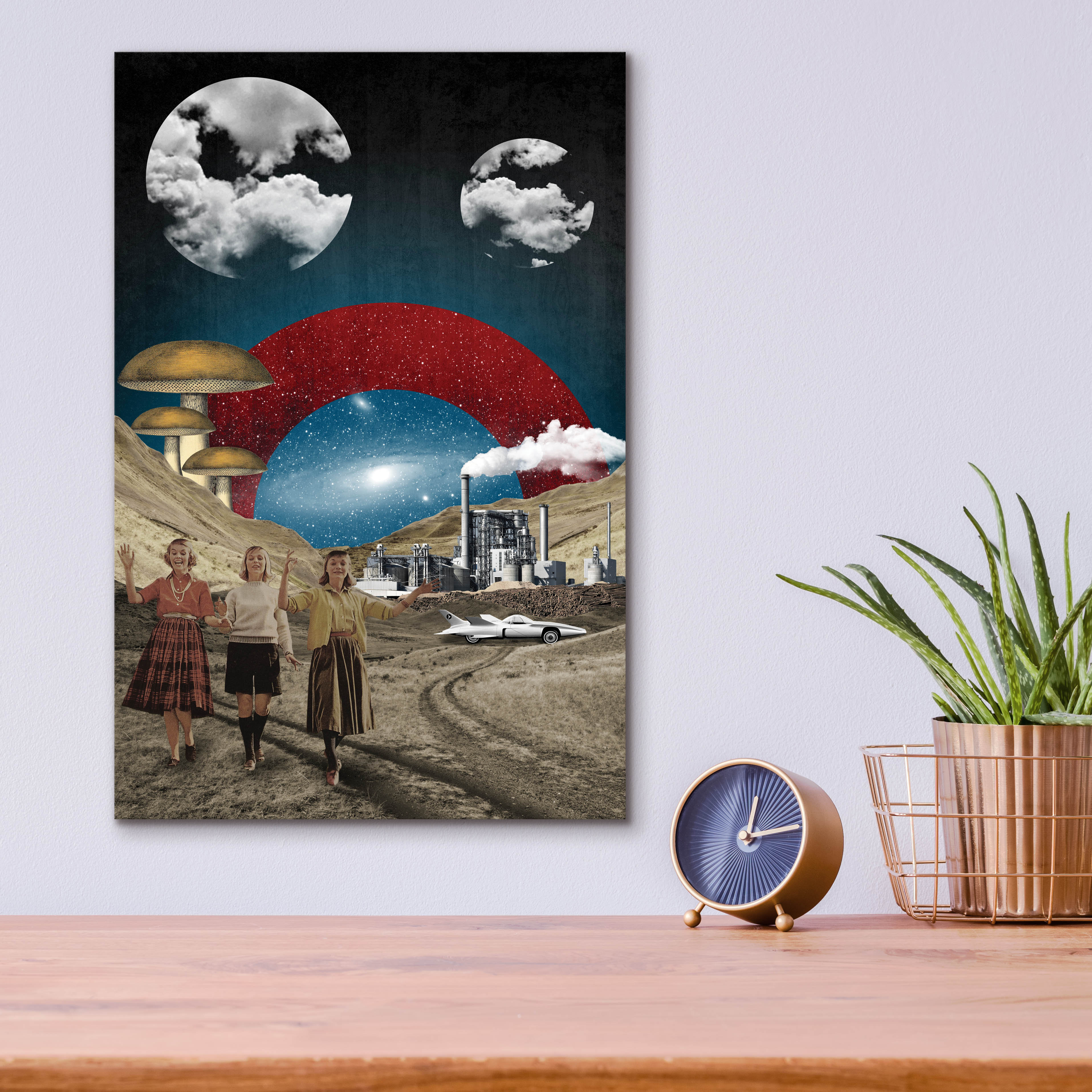 Winston Porter 'Uncertain Future' by Elo Marc, Acrylic Glass Wal Art ...