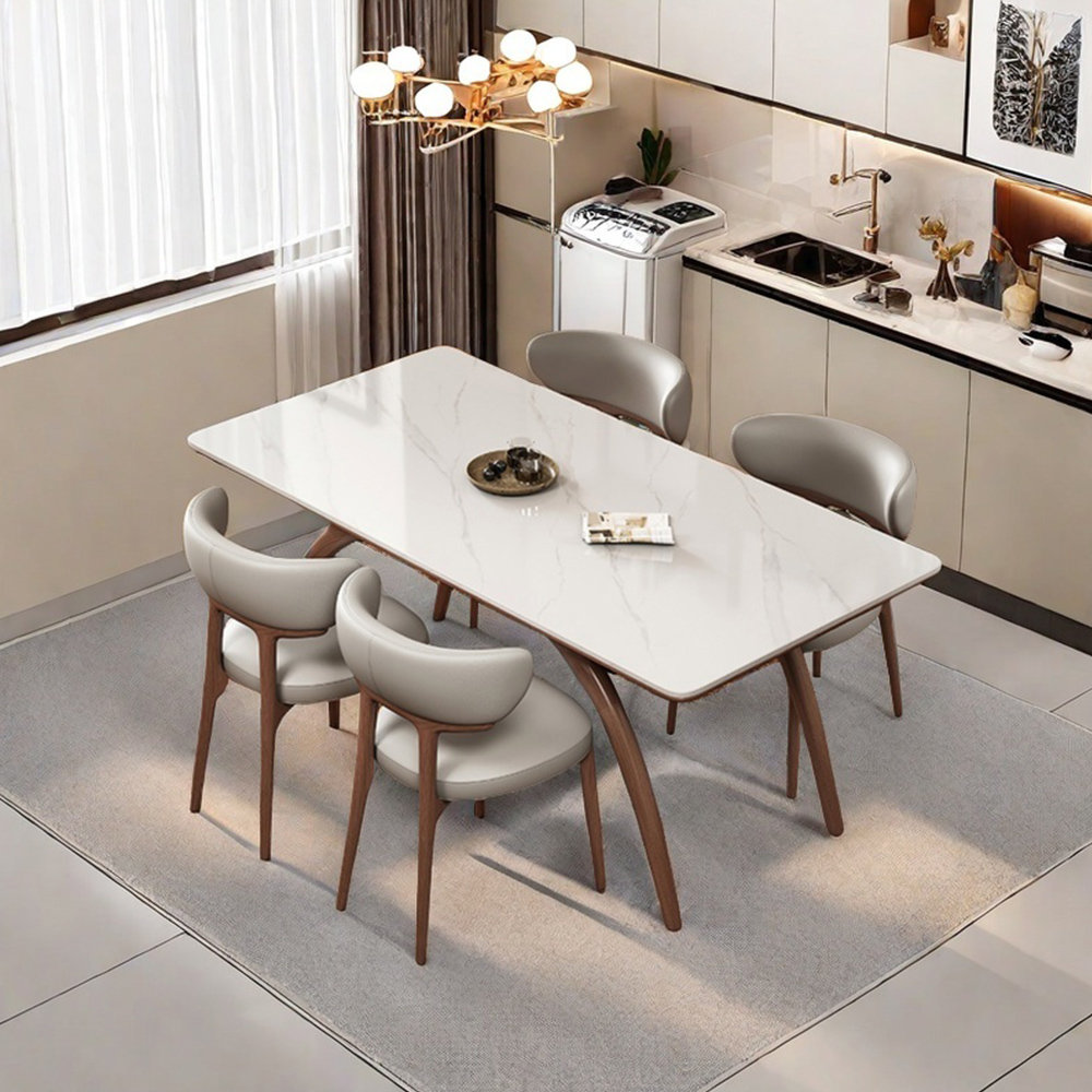 ComfySofa.s Modern White Ash Sintered Stone Set - Wayfair Canada