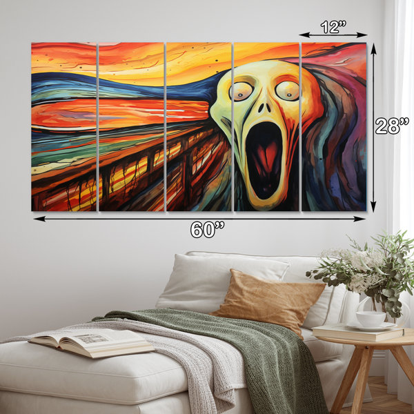 Ivy Bronx Masterpiece The Scream By Edvard I - Masterpiece Wall Decor ...