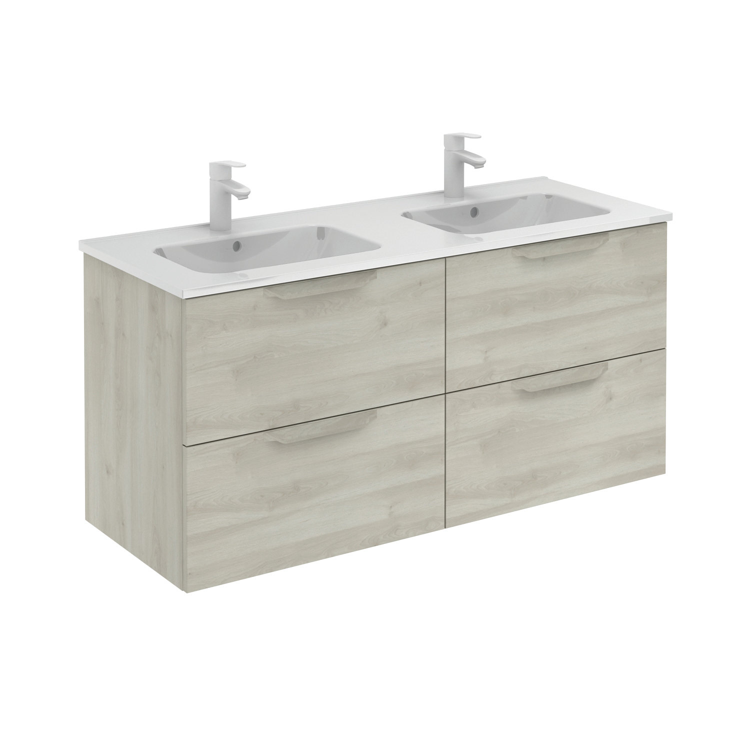 Royo USA 48" Wall Mounted Double Bathroom Vanity Set | Wayfair