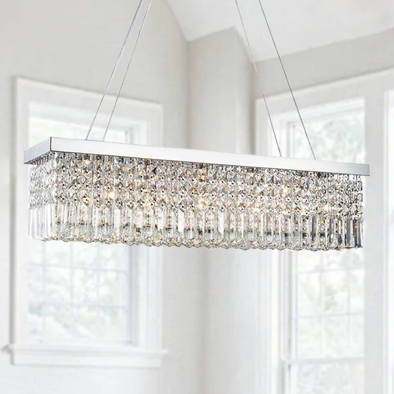 House of Hampton® Goulart 5 - Light Unique Rectangle Chandelier | Wayfair