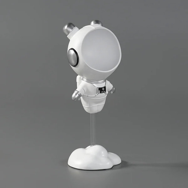 Latitude Run® Modern White Astronaut Side Table Floor Figurine End ...