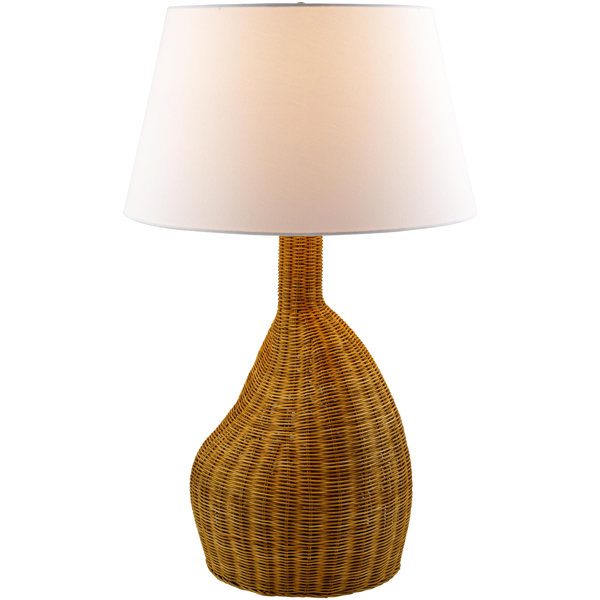 Joss & Main Dehn Wicker/Rattan Table Lamp | Wayfair
