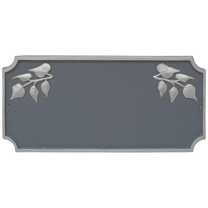 Montague Metal Products Princeton Rectangle Wall Plaque & Reviews | Wayfair