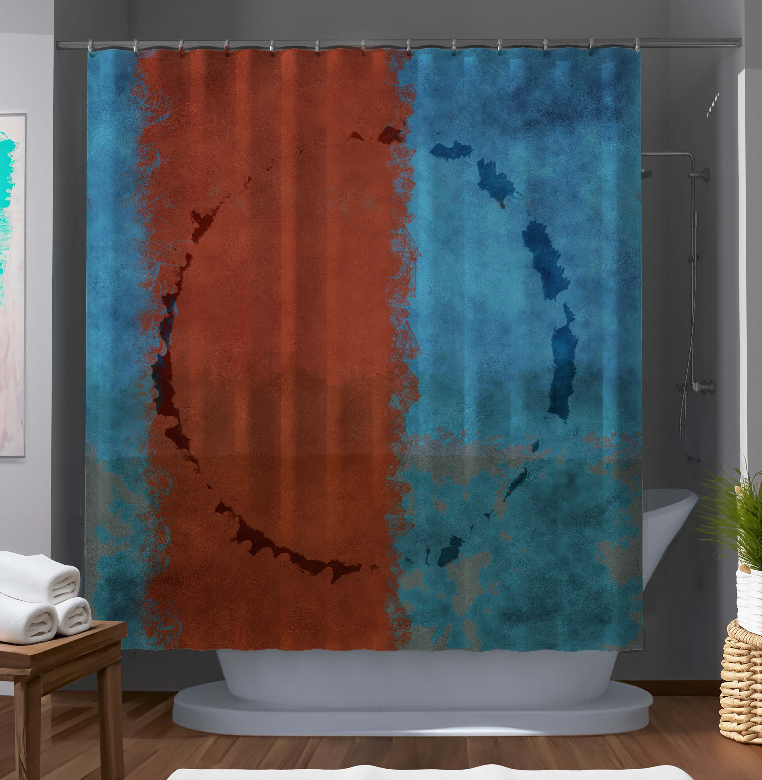 East Urban Home Dantrell Shower Curtain | Wayfair