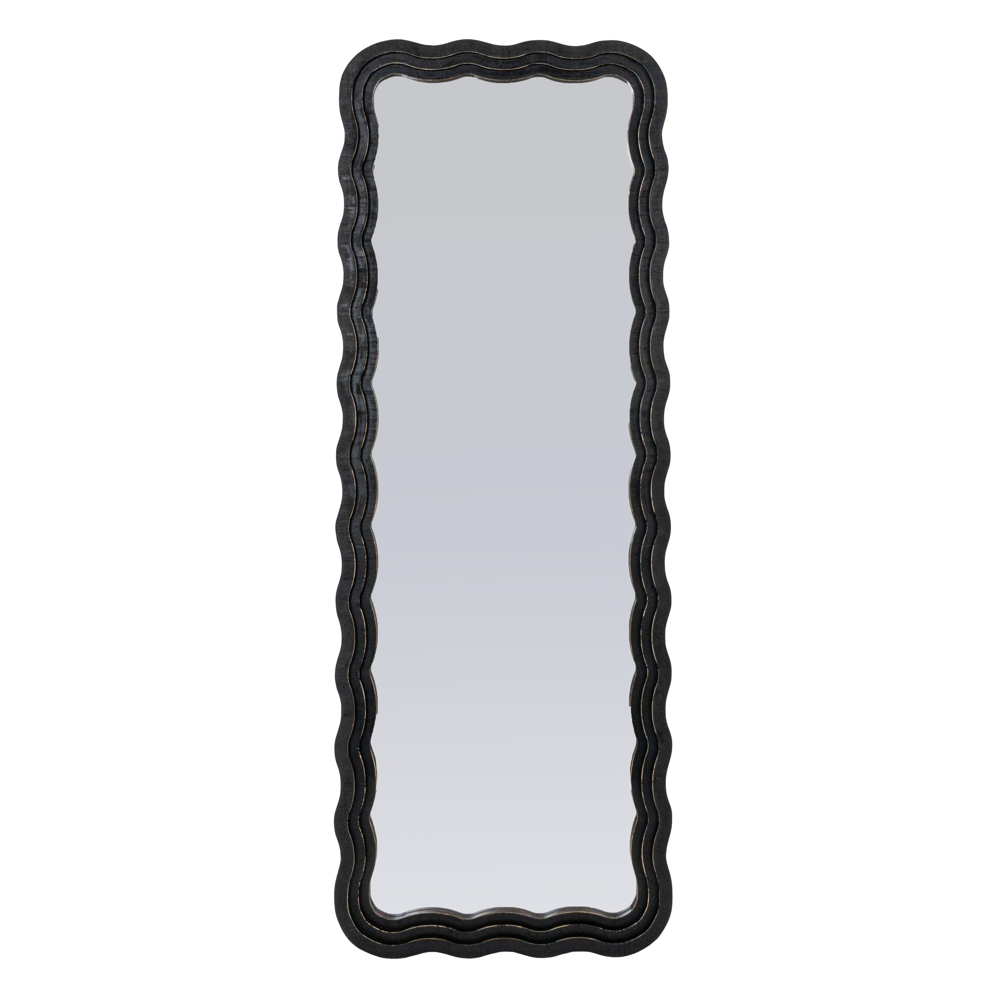 AllModern Veronica Wavy Framed Wall Mirror & Reviews | Wayfair