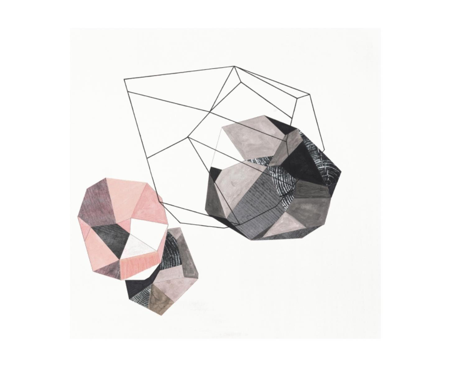 Chelsea Art Studio Prisms in Pink I by Natasha Marie - Graphic Art ...