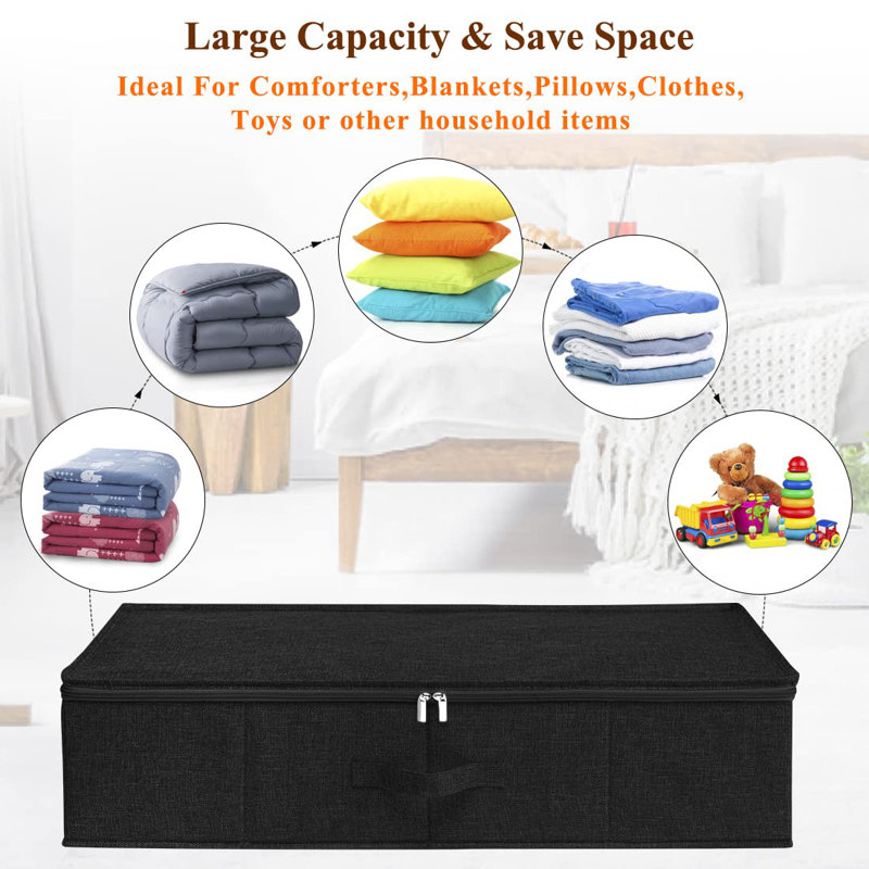 Rebrilliant Fabric Storage Bin Set | Wayfair