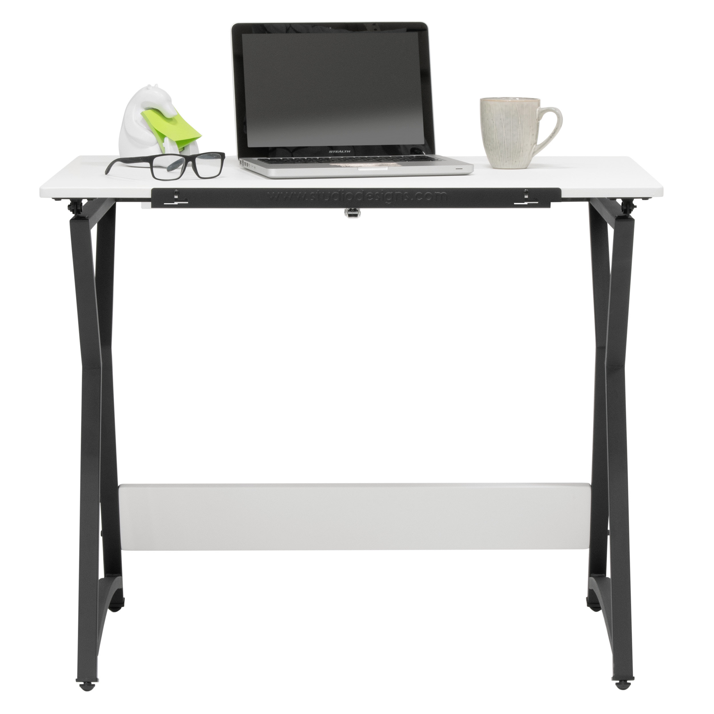 Studio Designs Hourglass Craft Table, Angle Adjustable Drafting Table ...