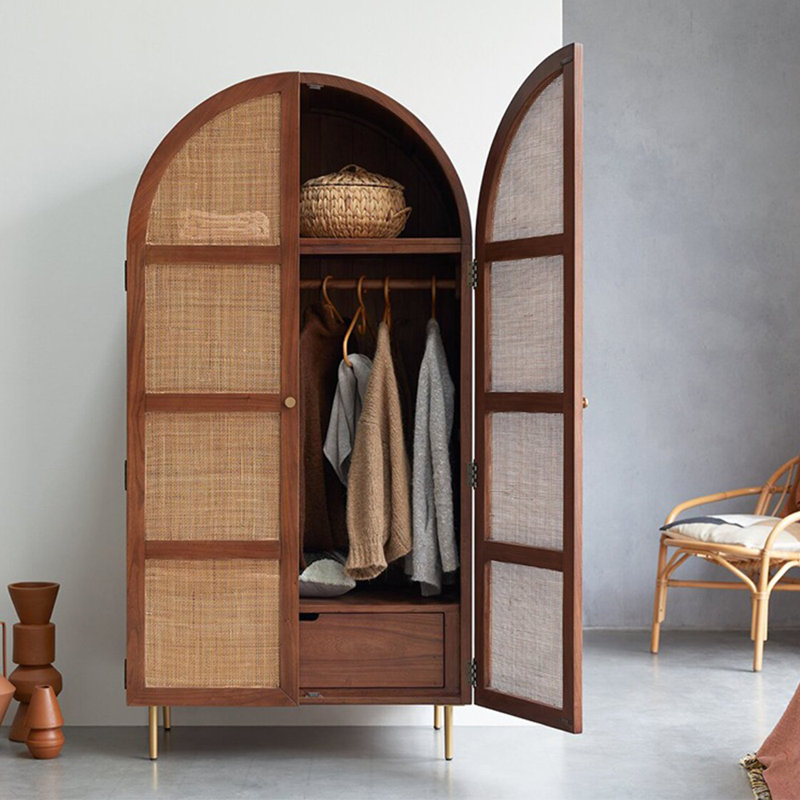 Parttlion European style vintage exquisite wardrobe | Wayfair