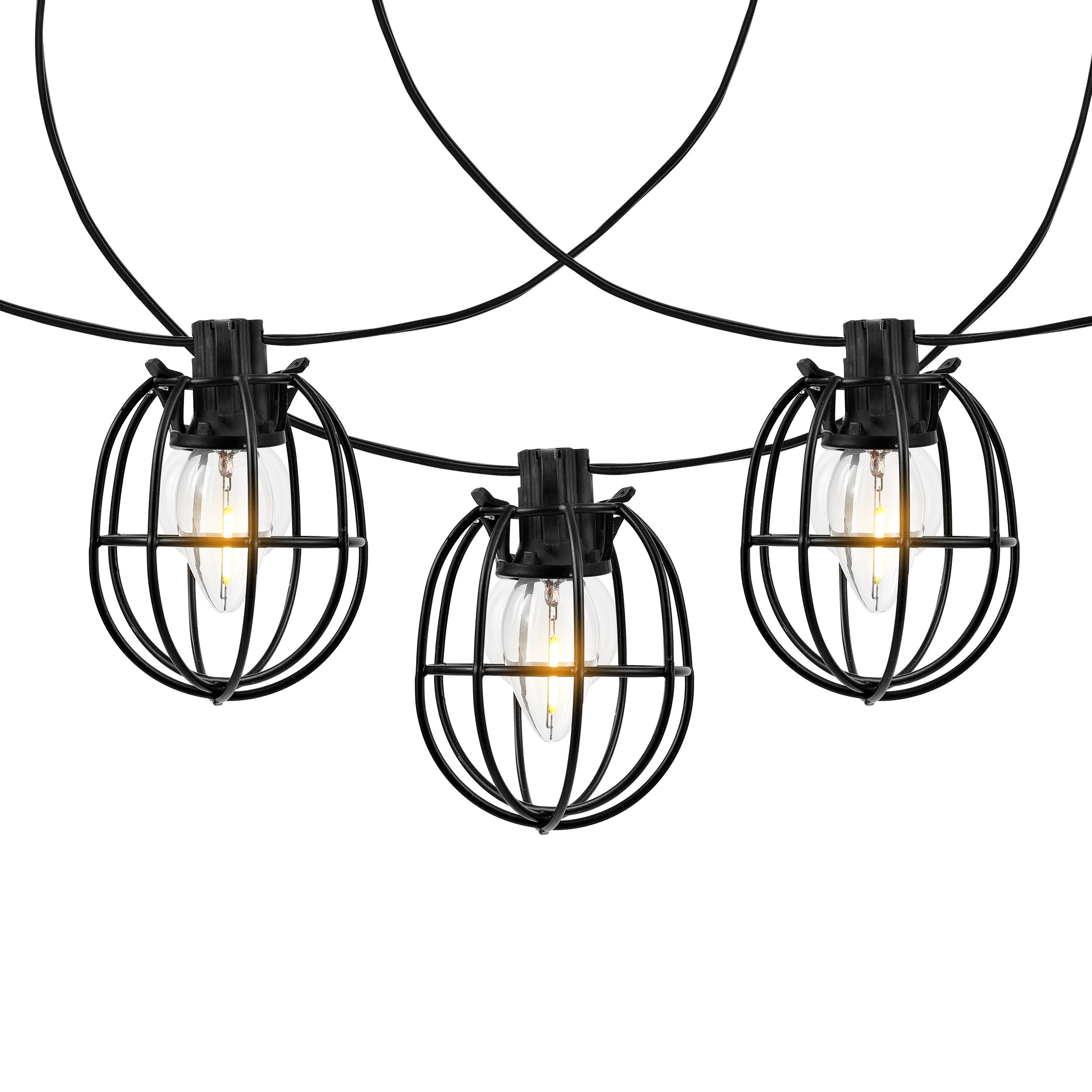 Joss & Main Baltimore 120' Outdoor 10 - Bulb Standard String Light (End ...