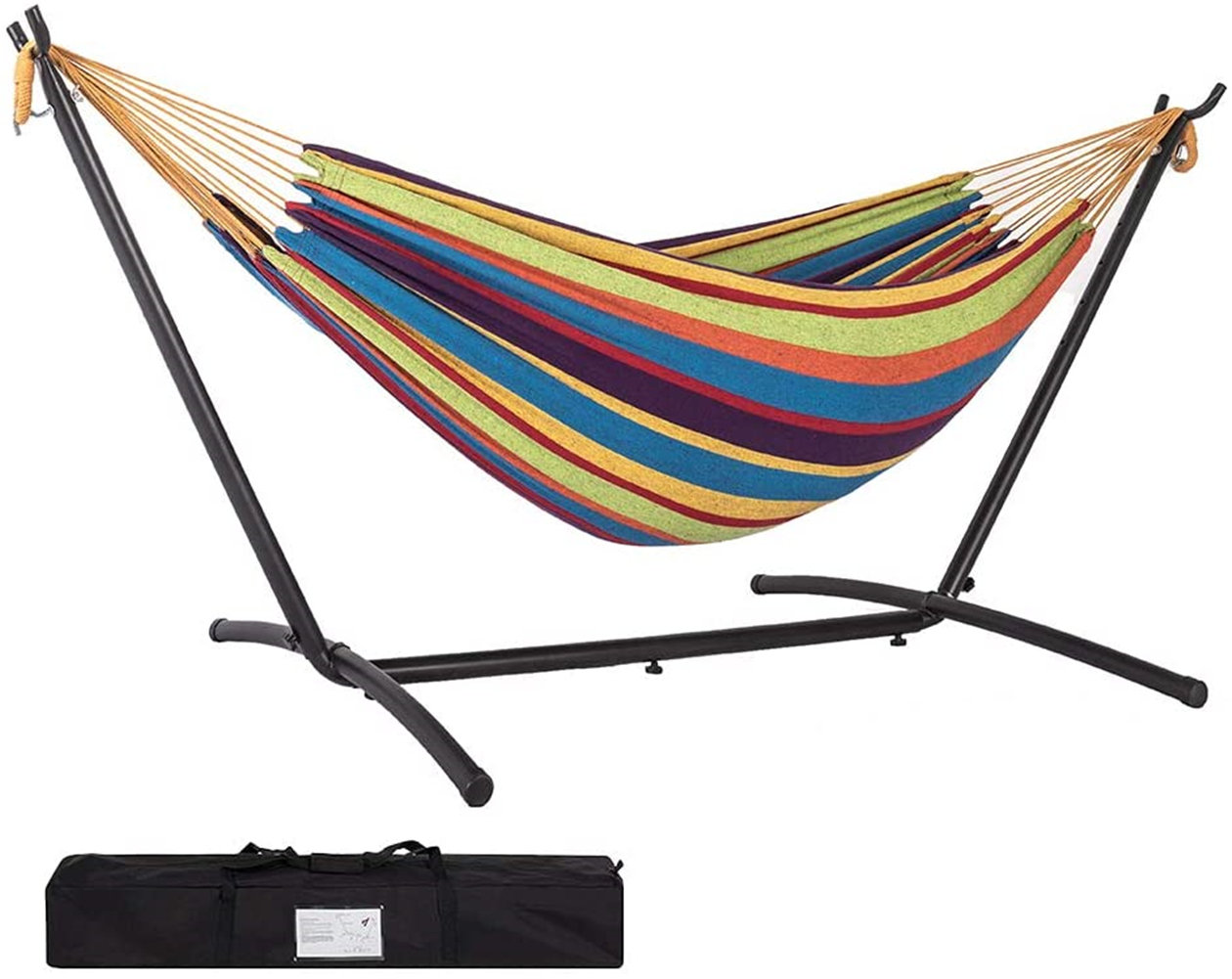 Arlmont And Co Hornung Double Classic Hammock With Stand And Reviews Wayfair