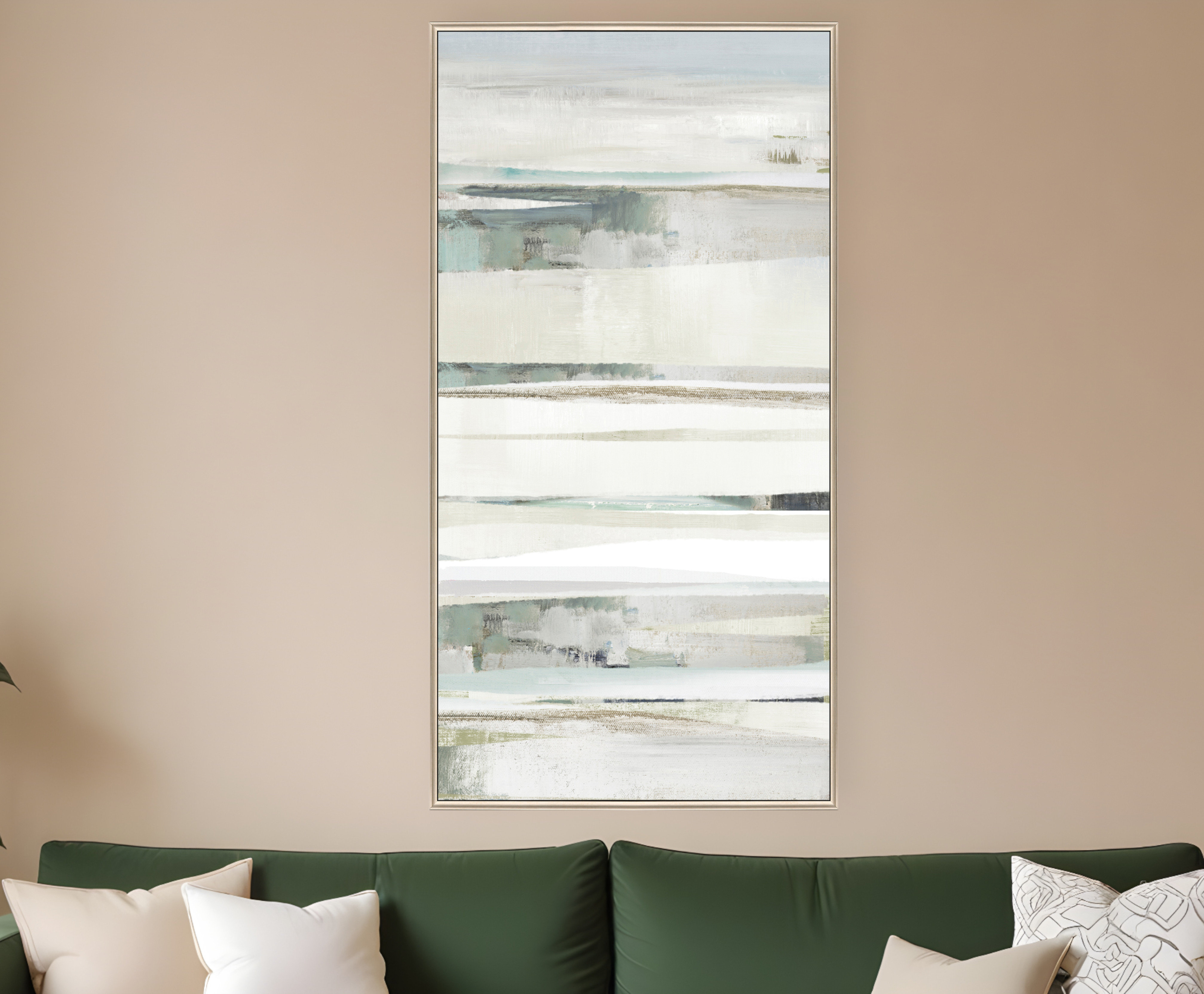 HomeRoots Capas II Silver Floater Frame Print Wall Art | Wayfair