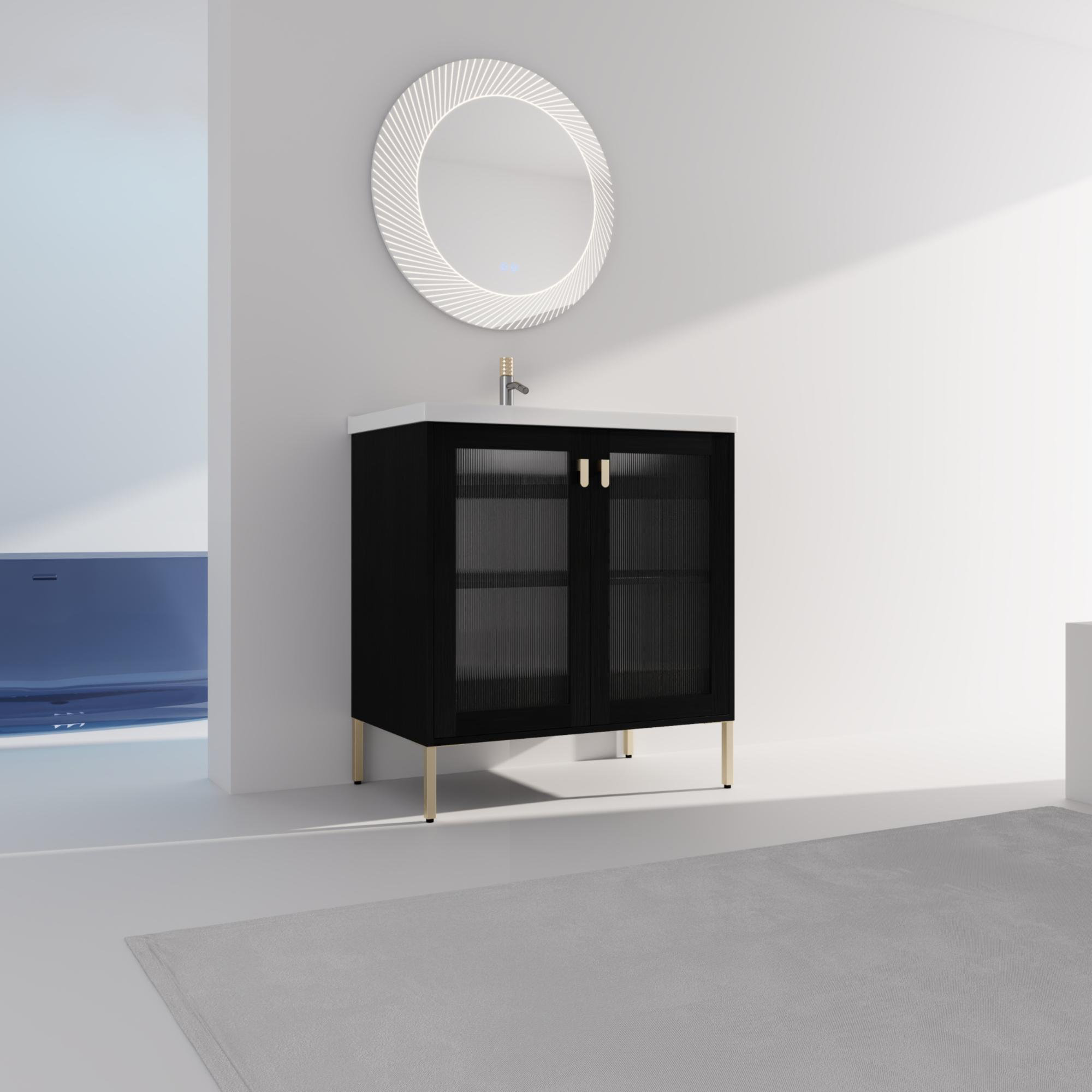 Wrought Studio™ 32Inch Freestanding Bathroom Vanity Plywood With ...