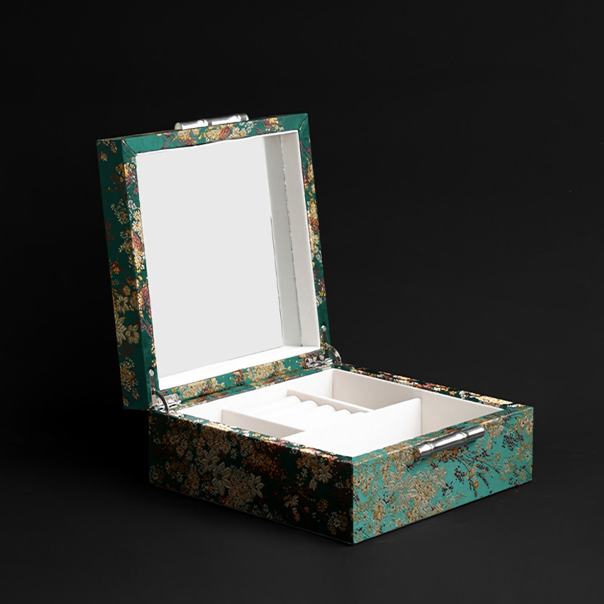 Lark Manor™ Silk And Thread Embroidery Display Box - Handmade ...