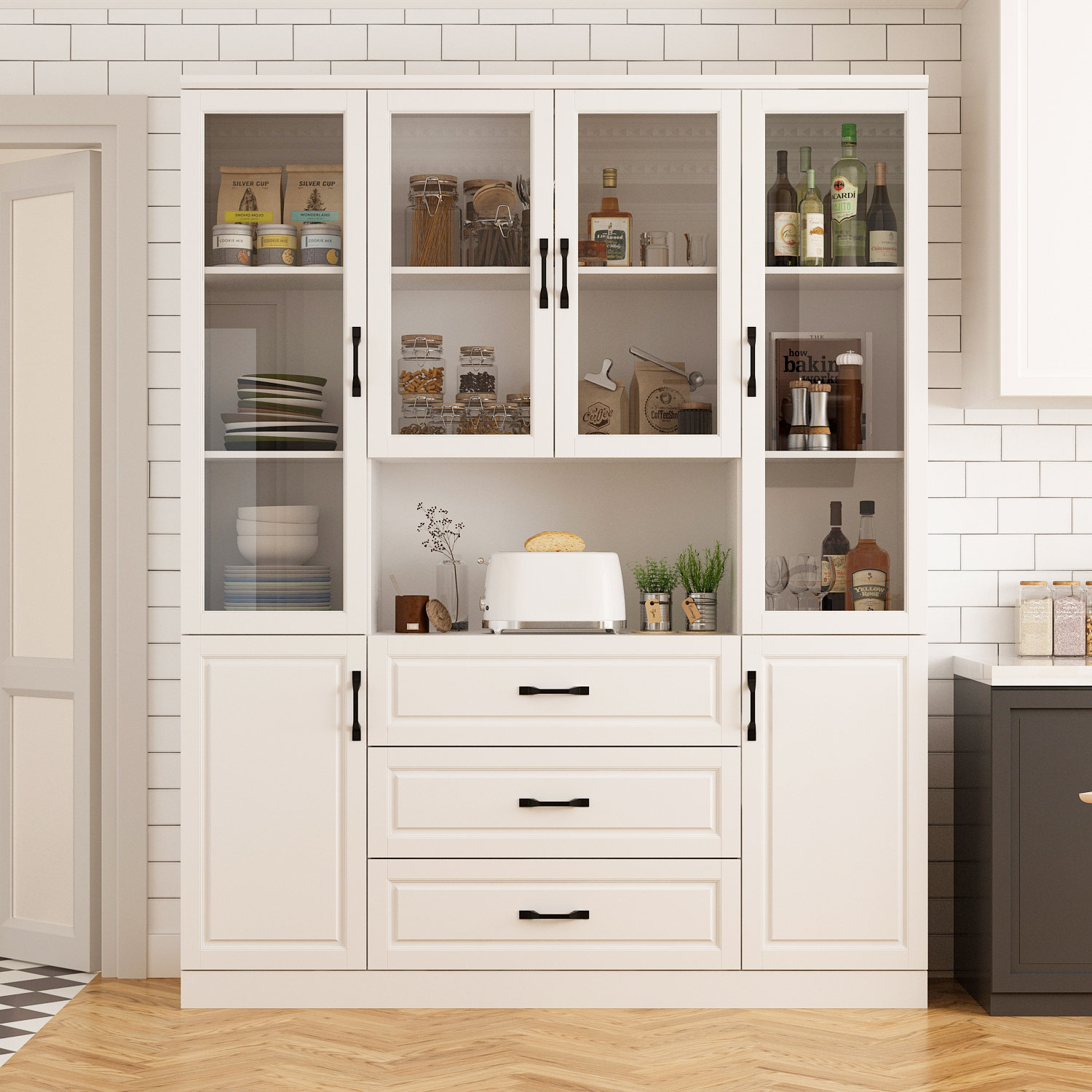 Lark Manor Arwid Dining Cabinet & Reviews - Wayfair Canada