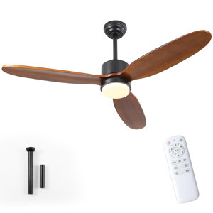 Wrought Studio™ Ceiling Fan With Light | Wayfair