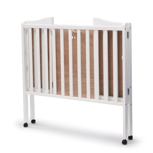 Delta Children Folding Mini Portable Crib with Mattress & Reviews | Wayfair