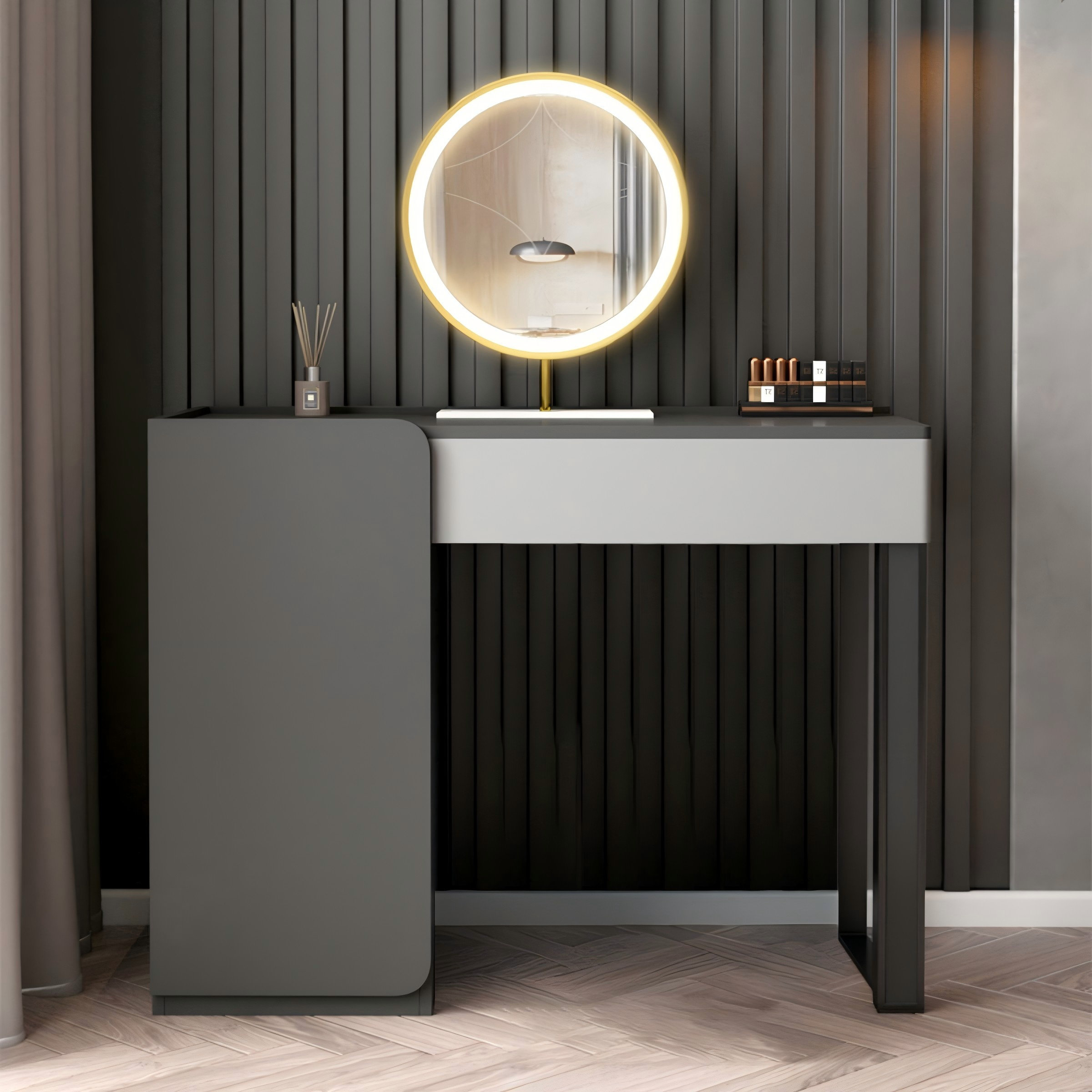 Hokku Designs 39.37"Minimalist Modern Multifunctional Storage Dressing ...