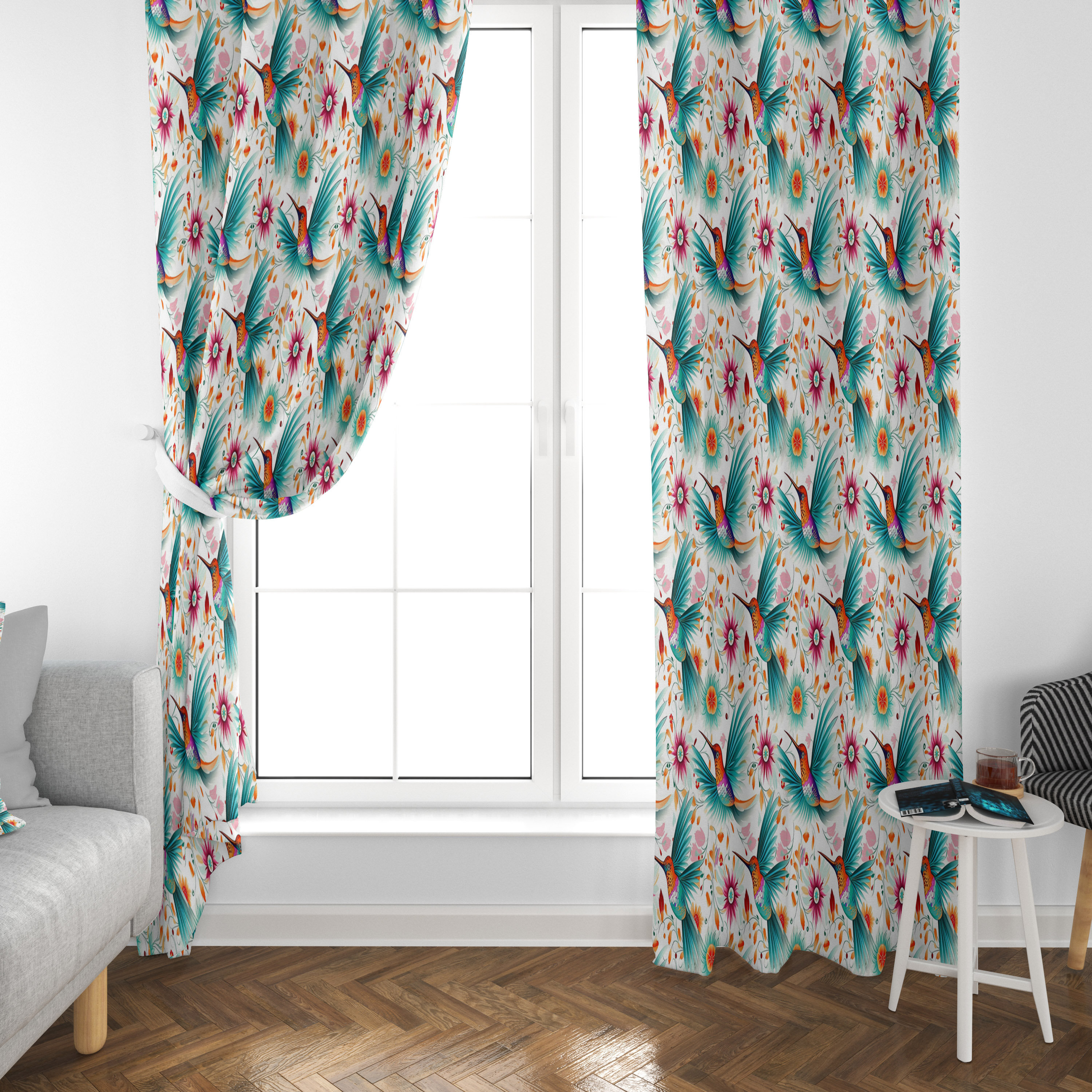 East Urban Home Ahri Polyester Room Darkening Curtain Pair | Wayfair