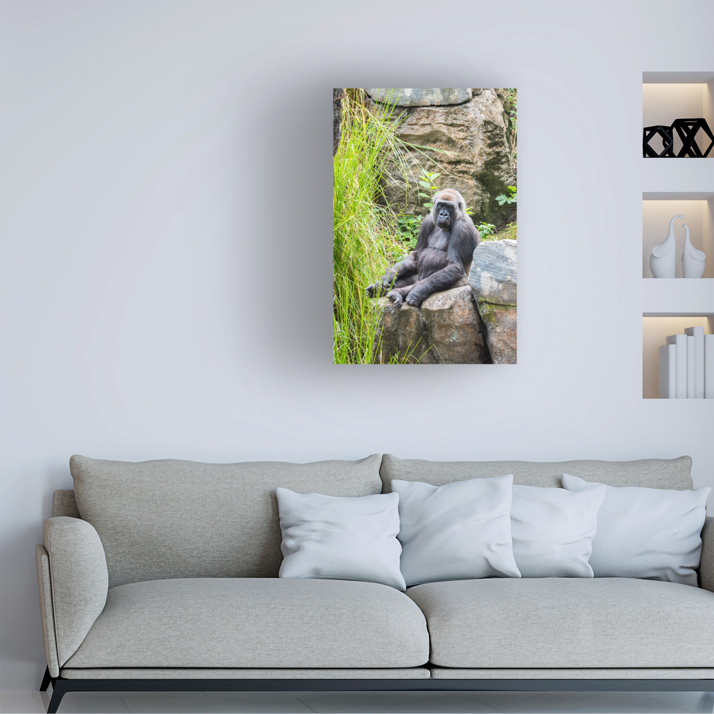 Loon Peak® Robert Michaud ''Gorilla 4'' Canvas Art | Wayfair
