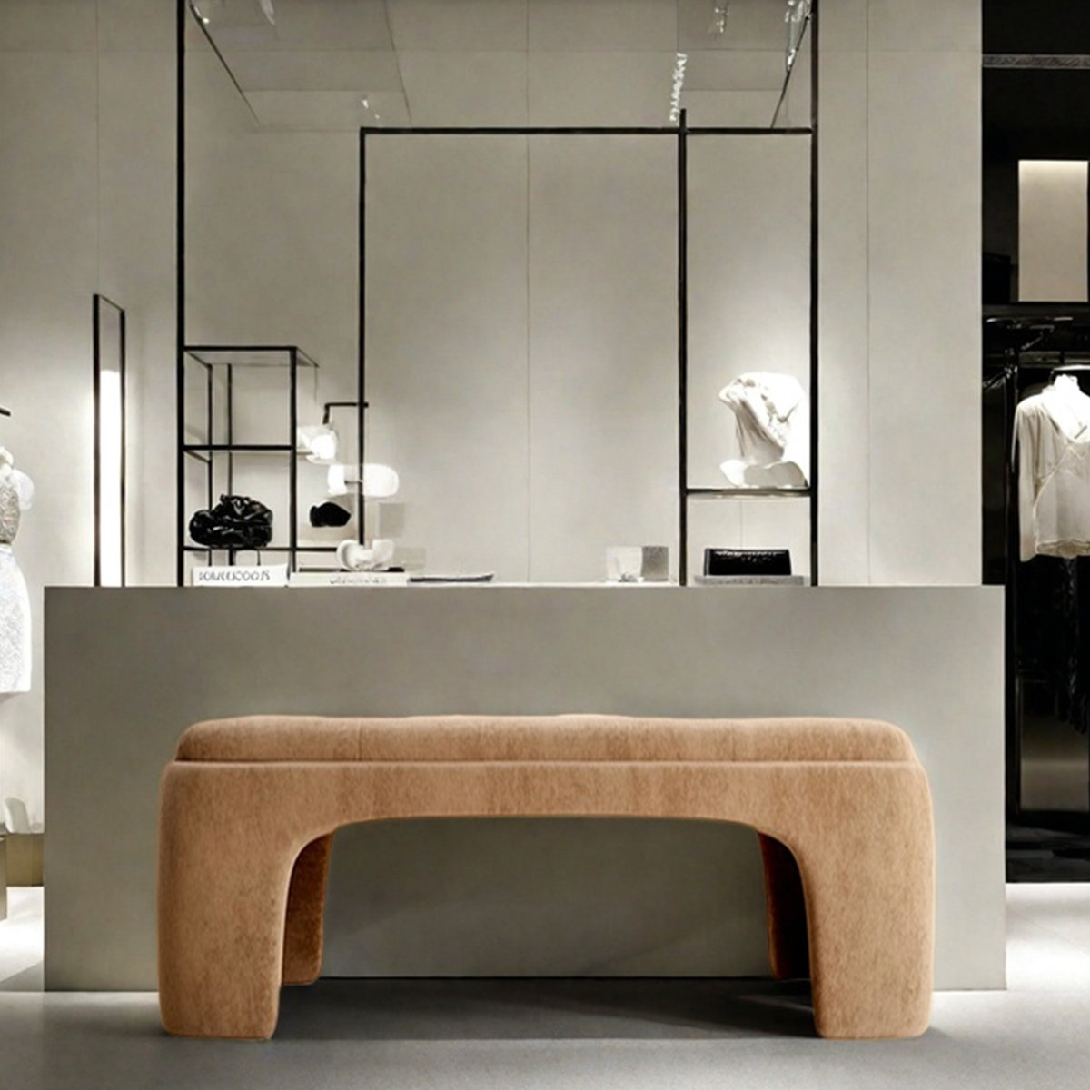 Corrigan Studio® Rest bench clothing store dress stool sofa stool | Wayfair