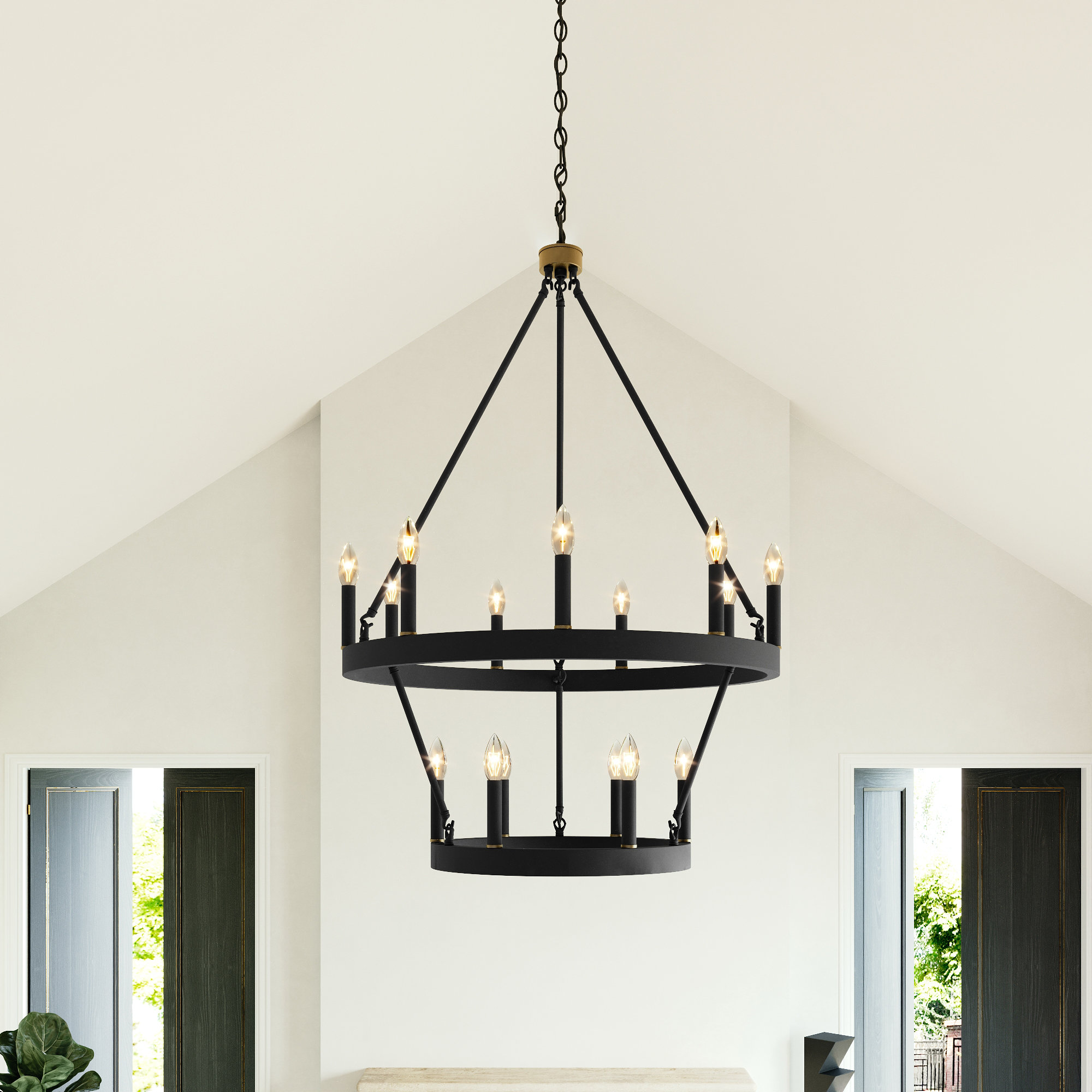 Birch Lane™ Adriana 15 - Light Living room Steel Candle Style Wagon ...