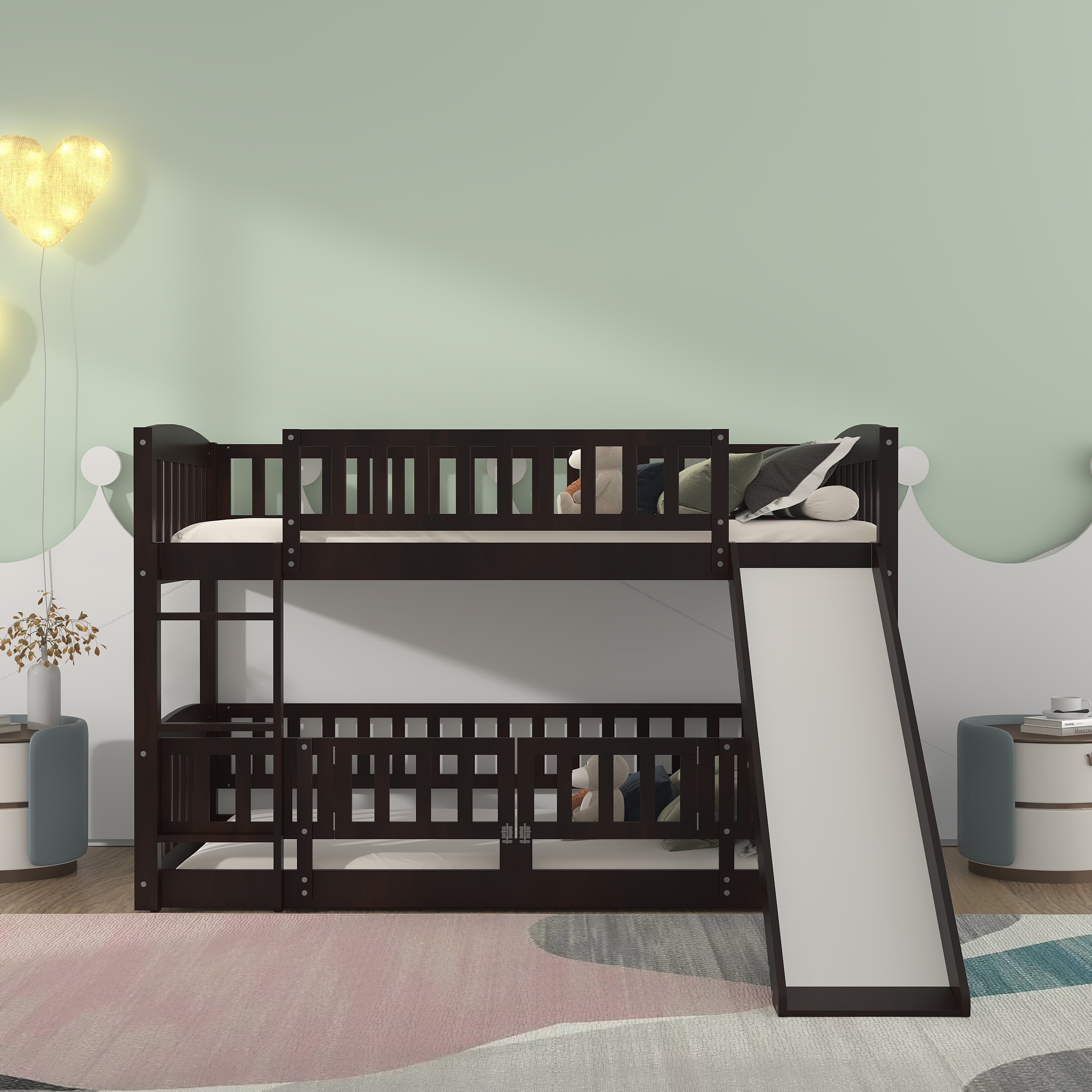 Harriet Bee Karsyn Twin Over Twin Standard Bunk Bed by Harriet Bee ...