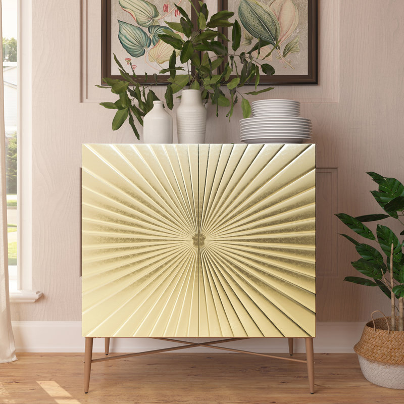 Willa Arlo™ Interiors Liverpool 2 Door Vintage Accent Cabinet & Reviews ...