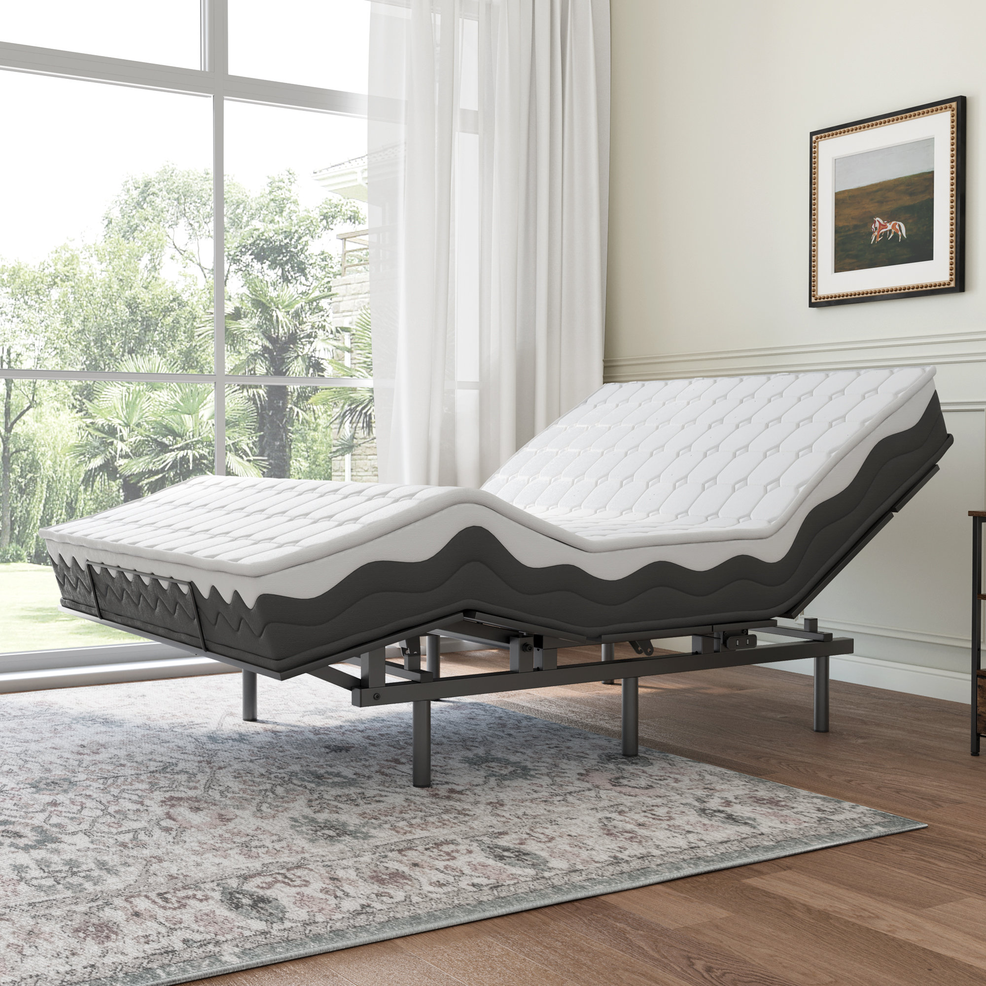 Alwyn Home Baford Zero Gravity Adjustable Bed (Mattress Not Included ...
