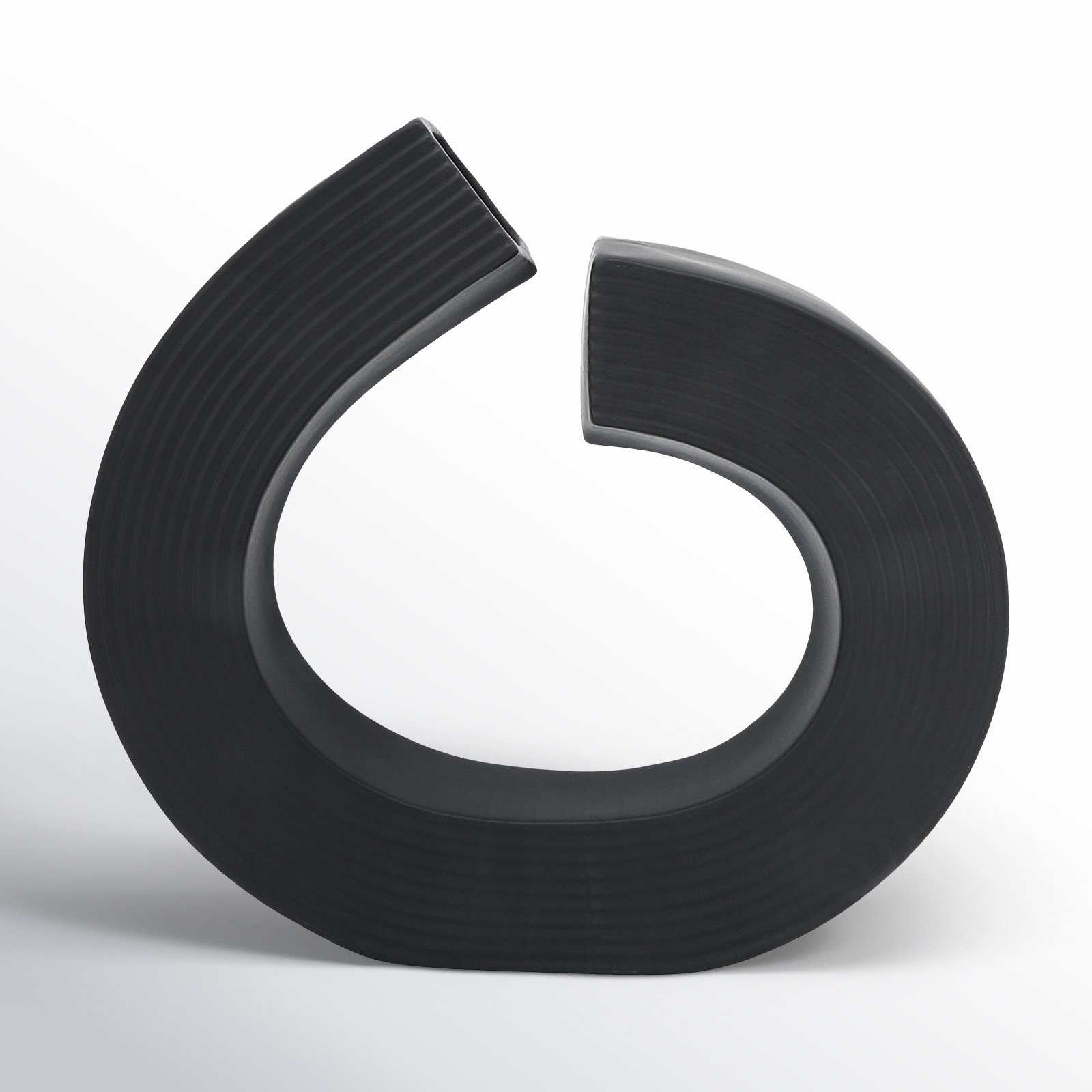 Joss & Main 13" Circular Abstract Vase Contemporary Modern Artistic ...