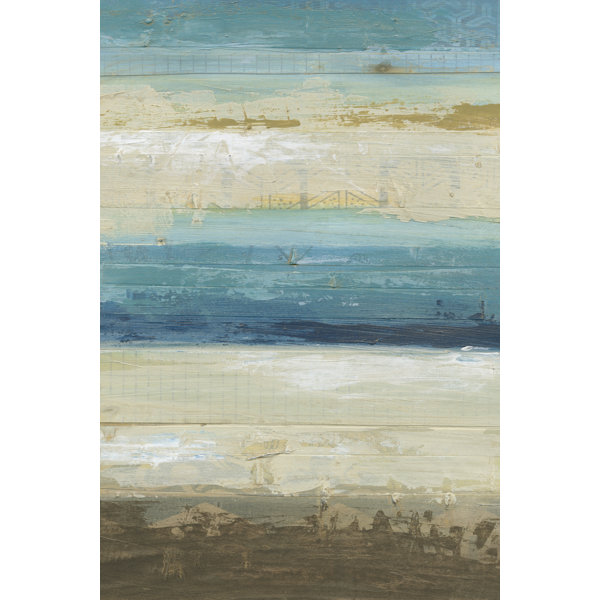 Haus am Meer Leinwandbild Ocean Strata IV | Wayfair.de