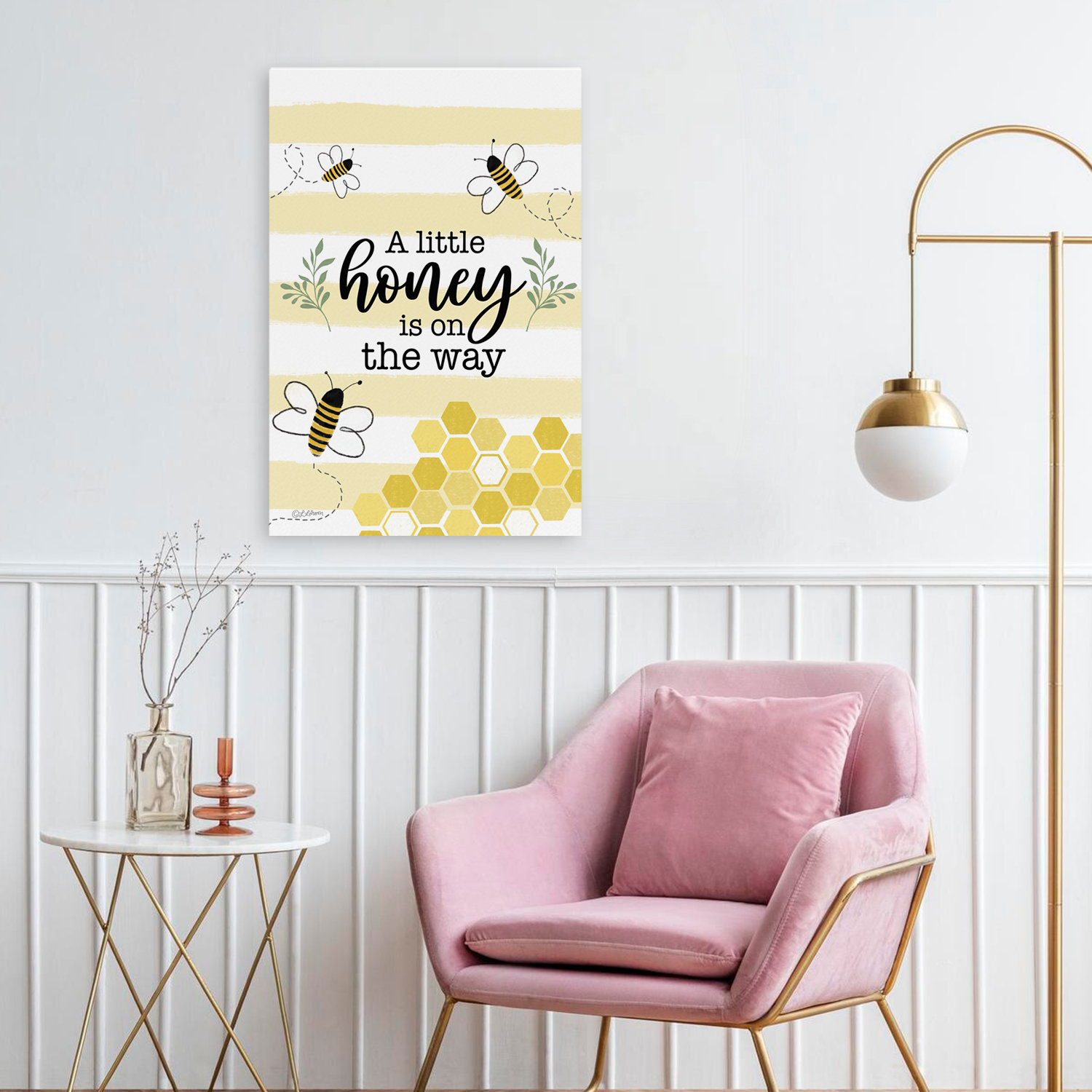 Trinx A Little Honey Is On The Way - Contemporary Baby Babies Room Bees ...