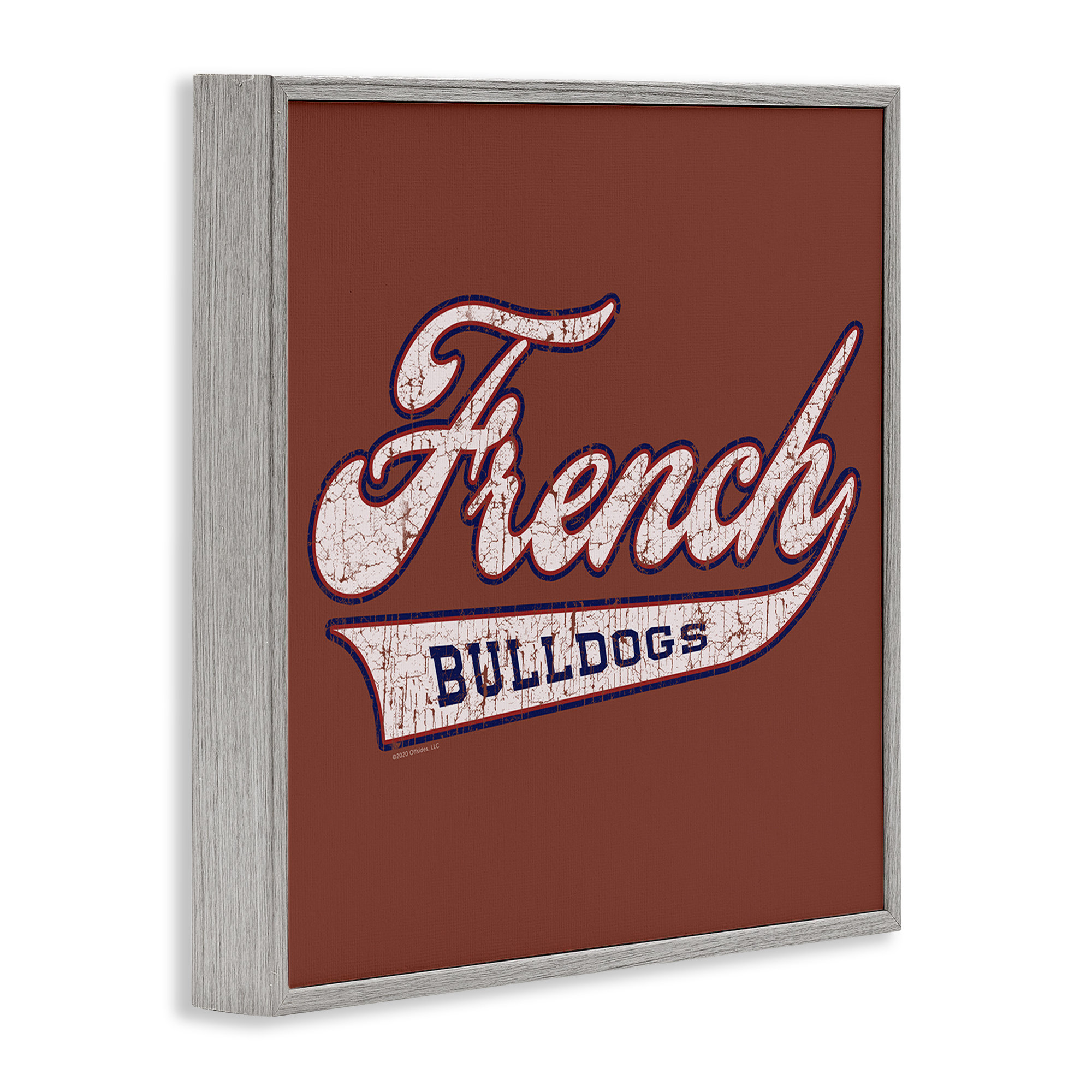 Ophelia & Co. French Bulldog Varsity Giclee Art by Spirit Animals/Life ...