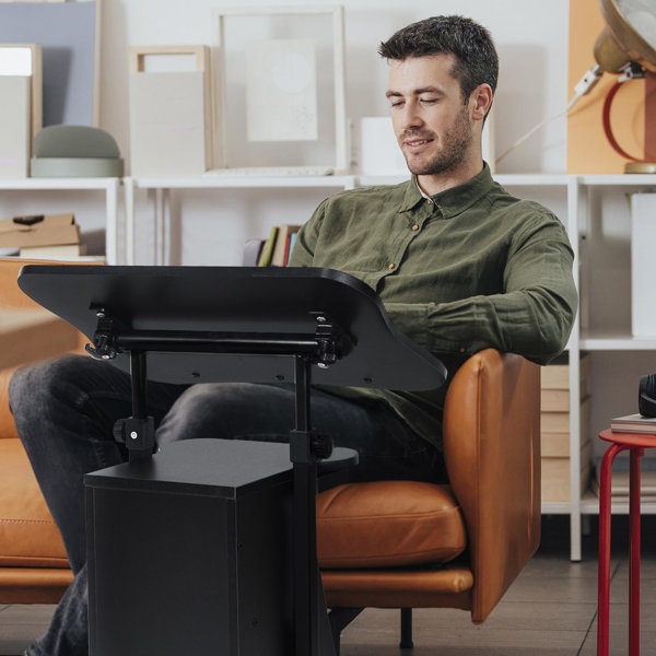 Giantex Adjustable Laptop Cart | Wayfair